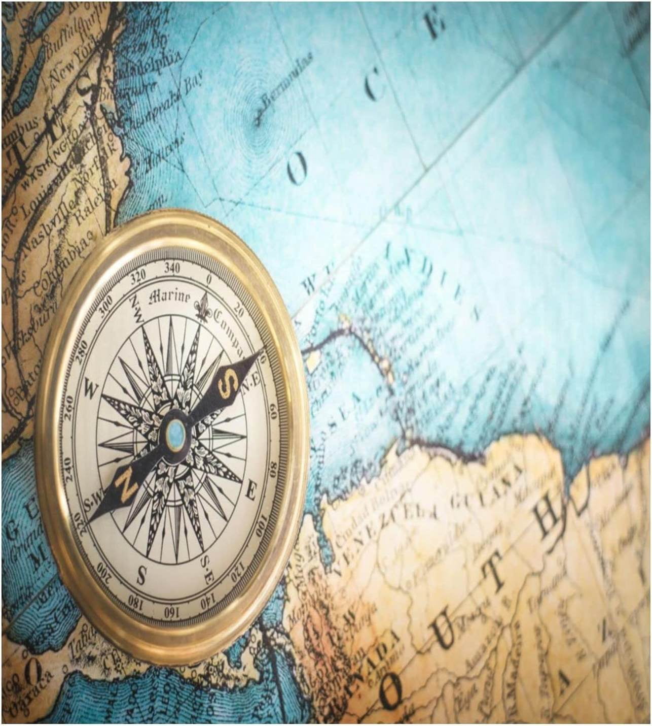 Coolnut Old Vintage Compass Dishwasher Magnet Sticker, Refrigerator Magnetic Cover, Fridge ...