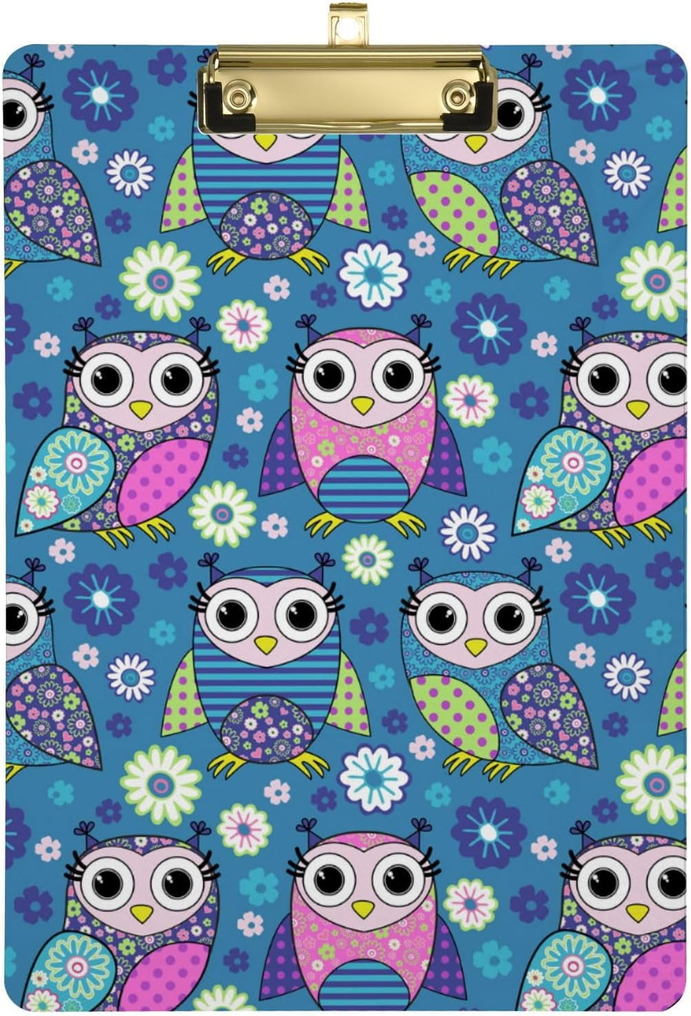 Coolnut Owl Clipboard, Acrylic Standard A4 Letter Size Clip Board with ...