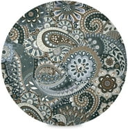 Placemats and Coasters Set of 6, Rose Golden Table Mat Pressed Round ...