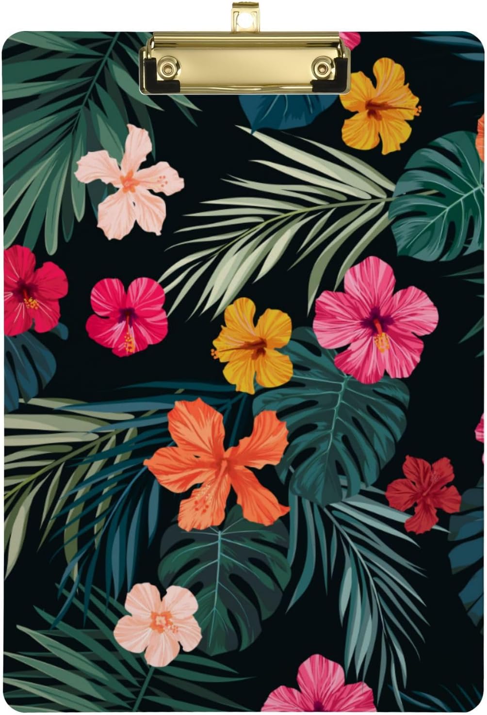 Coolnut Palm Leaf Flower Clipboard, Acrylic Standard A4 Letter Size ...