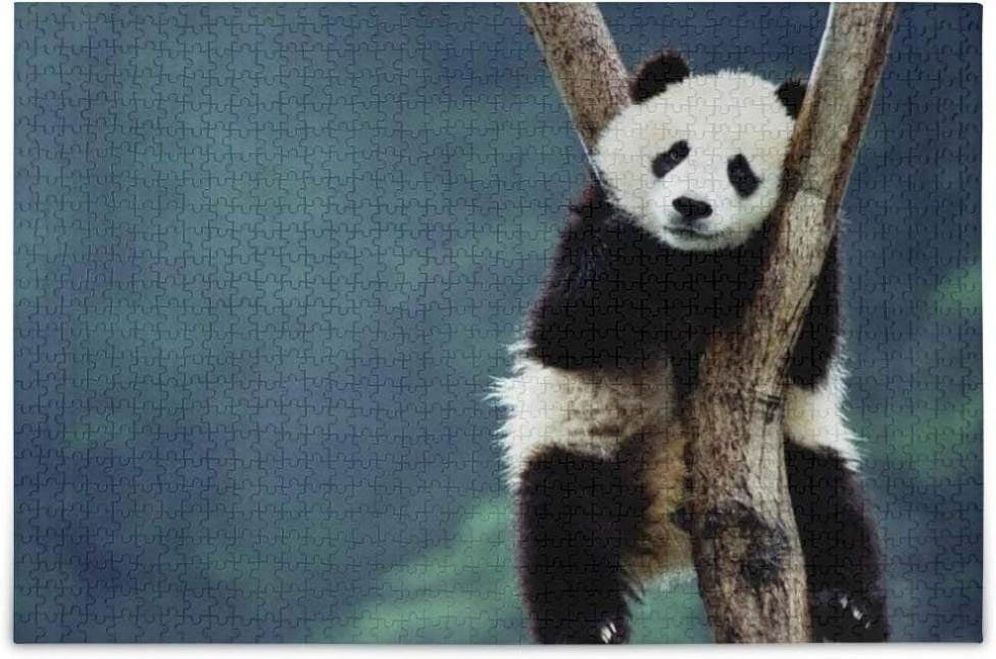 Coolnut Panda Puzzle 500 Pieces Wooden Puzzle Artwork Jigsaw Puzzle ...