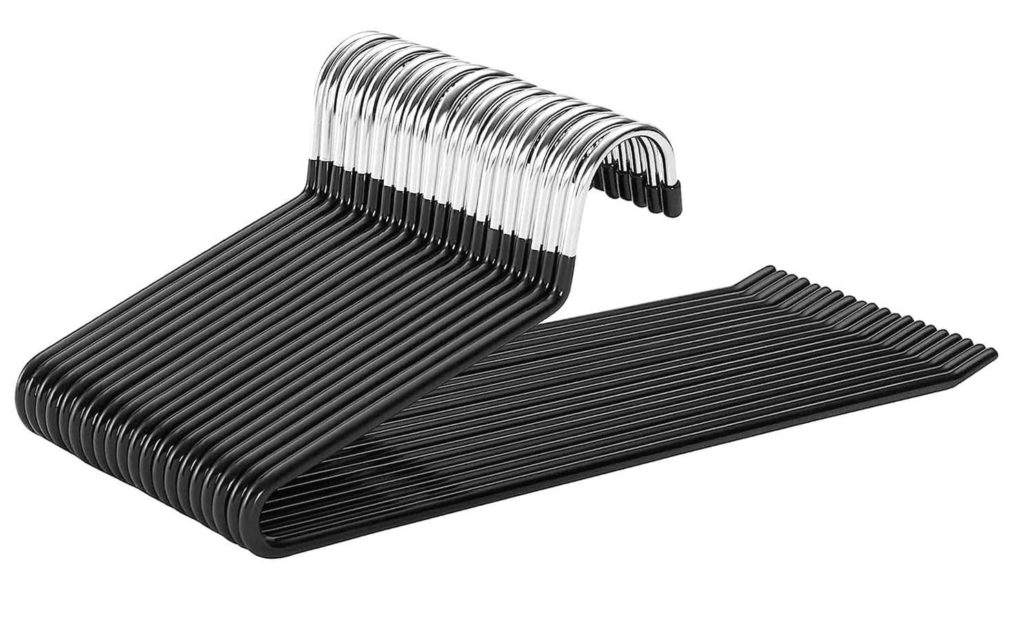 Coolnut Pants Hangers 20 Pack Open Ended Metal Jeans Hangers Space ...