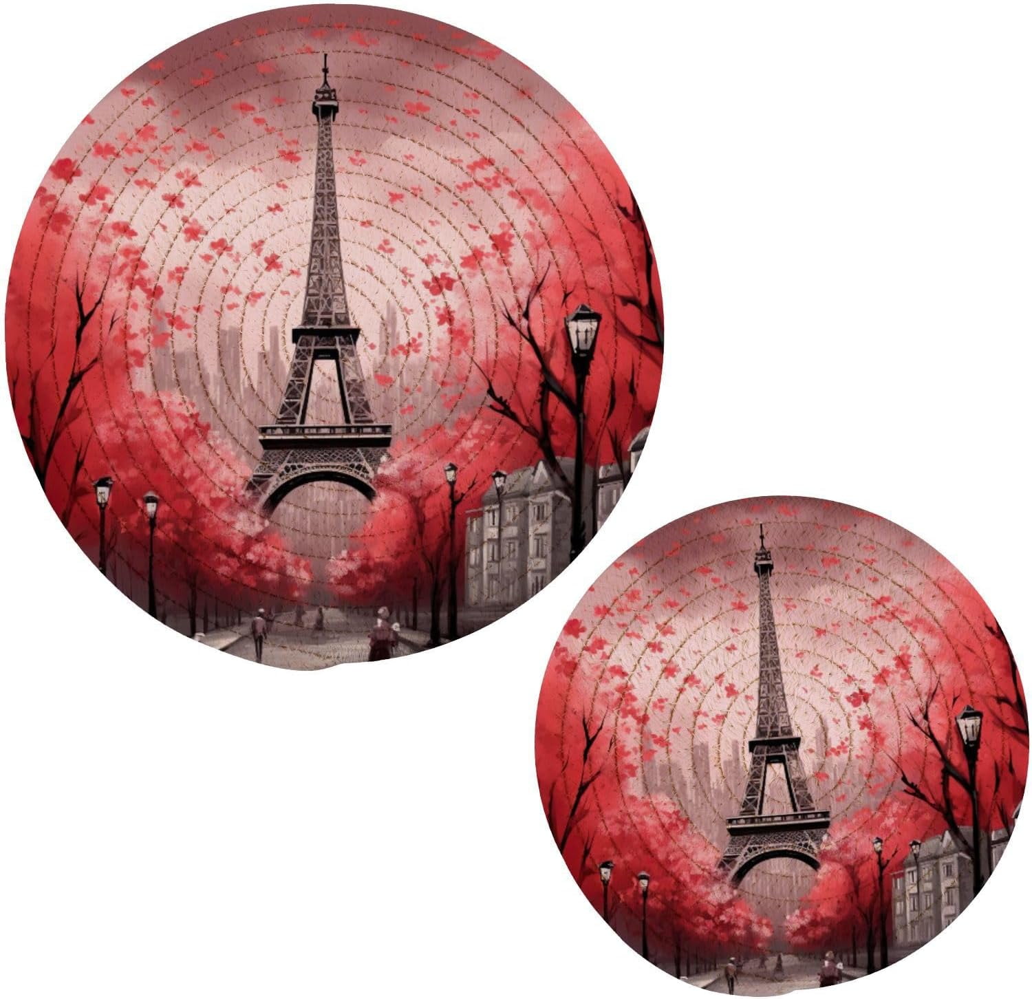 Coolnut Paris Eiffel Tower Trivets Pot Holders Set of 2 Potholders for ...