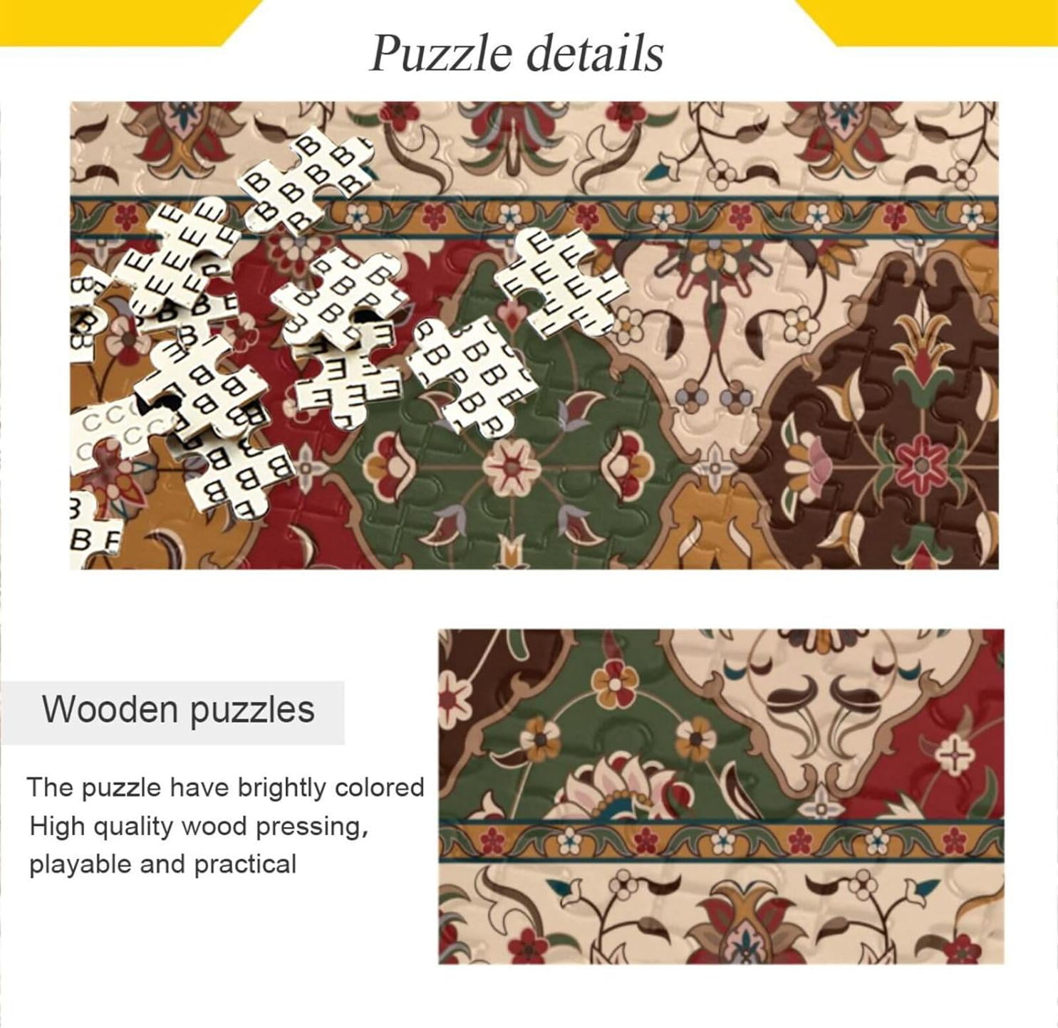 Coolnut Persian Carpet Texture Puzzles for Adults and Kids 1000 Pieces ...