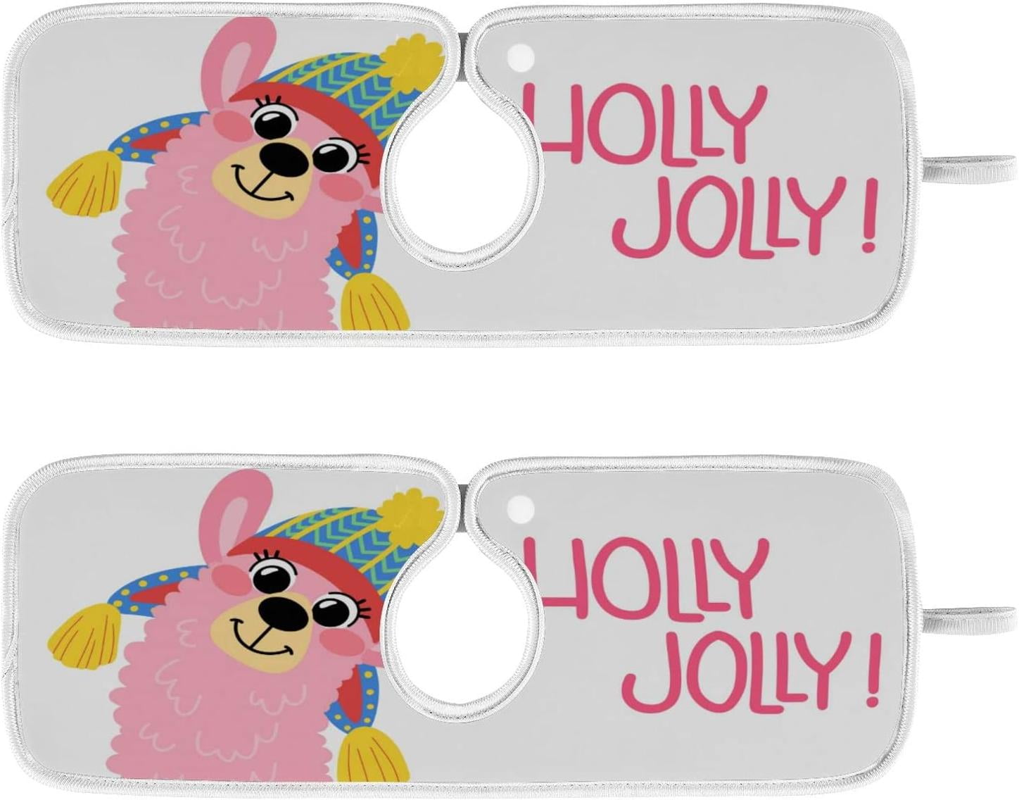 Coolnut Pink Funny Llama Kitchen Sink Splash Guard 2 Packs Faucet ...