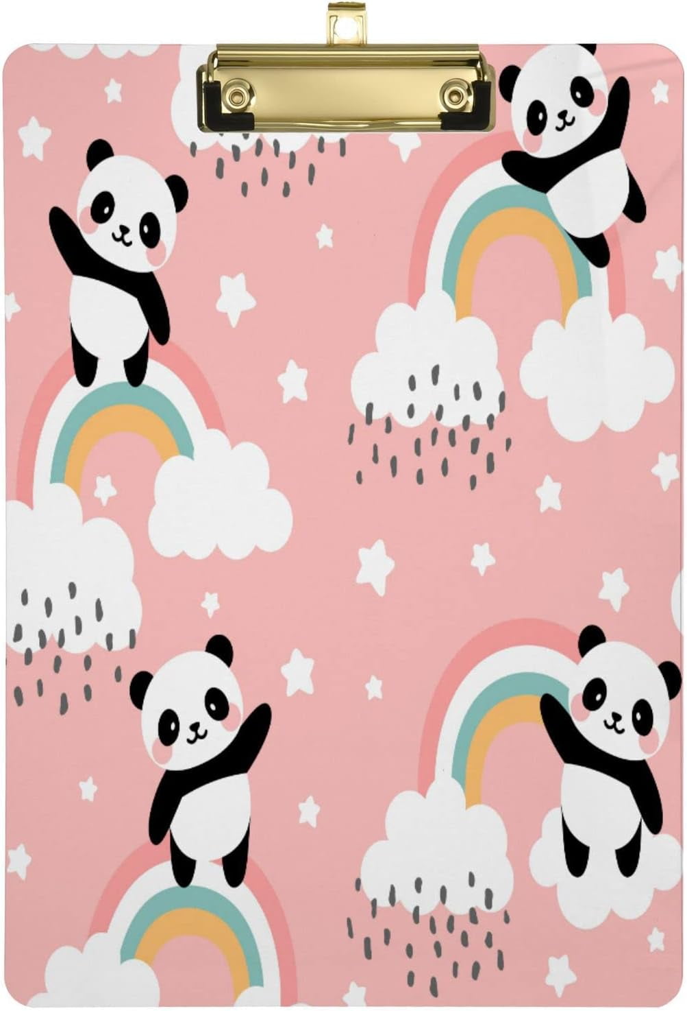 Coolnut Pink Panda Rainbow Clipboard,A4 Standard Letter Size,Clipboard ...