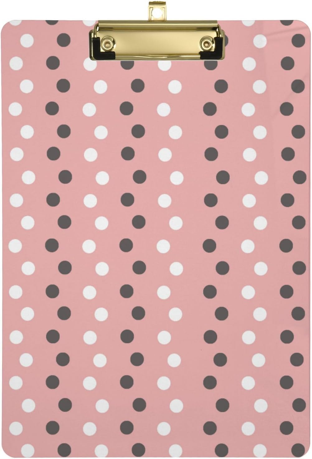 Coolnut Pink Polka Dots Clipboard, Acrylic Standard A4 Letter Size Clip ...