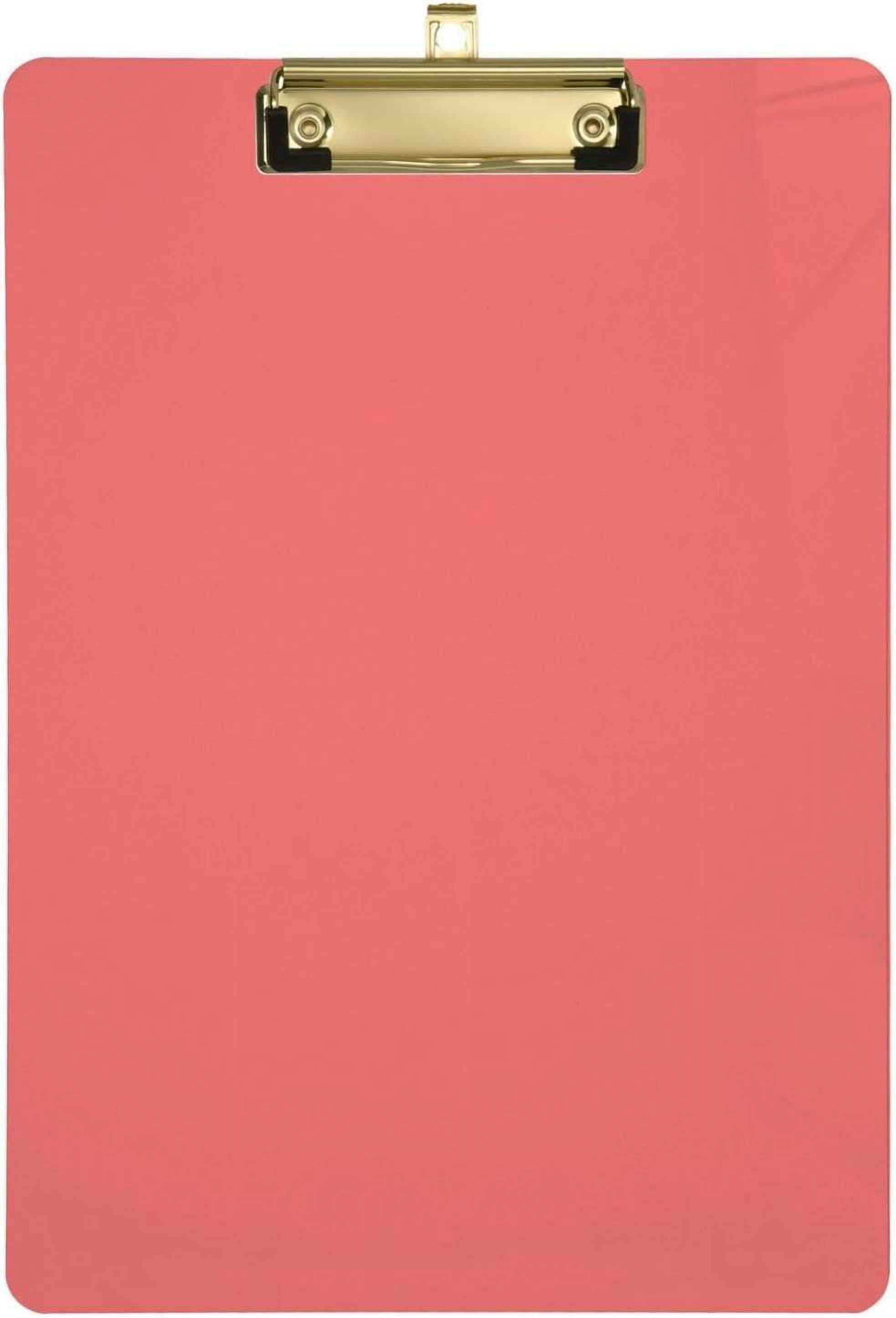 Coolnut Pink Solid Color Clipboard, Acrylic Standard A4 Letter Size ...