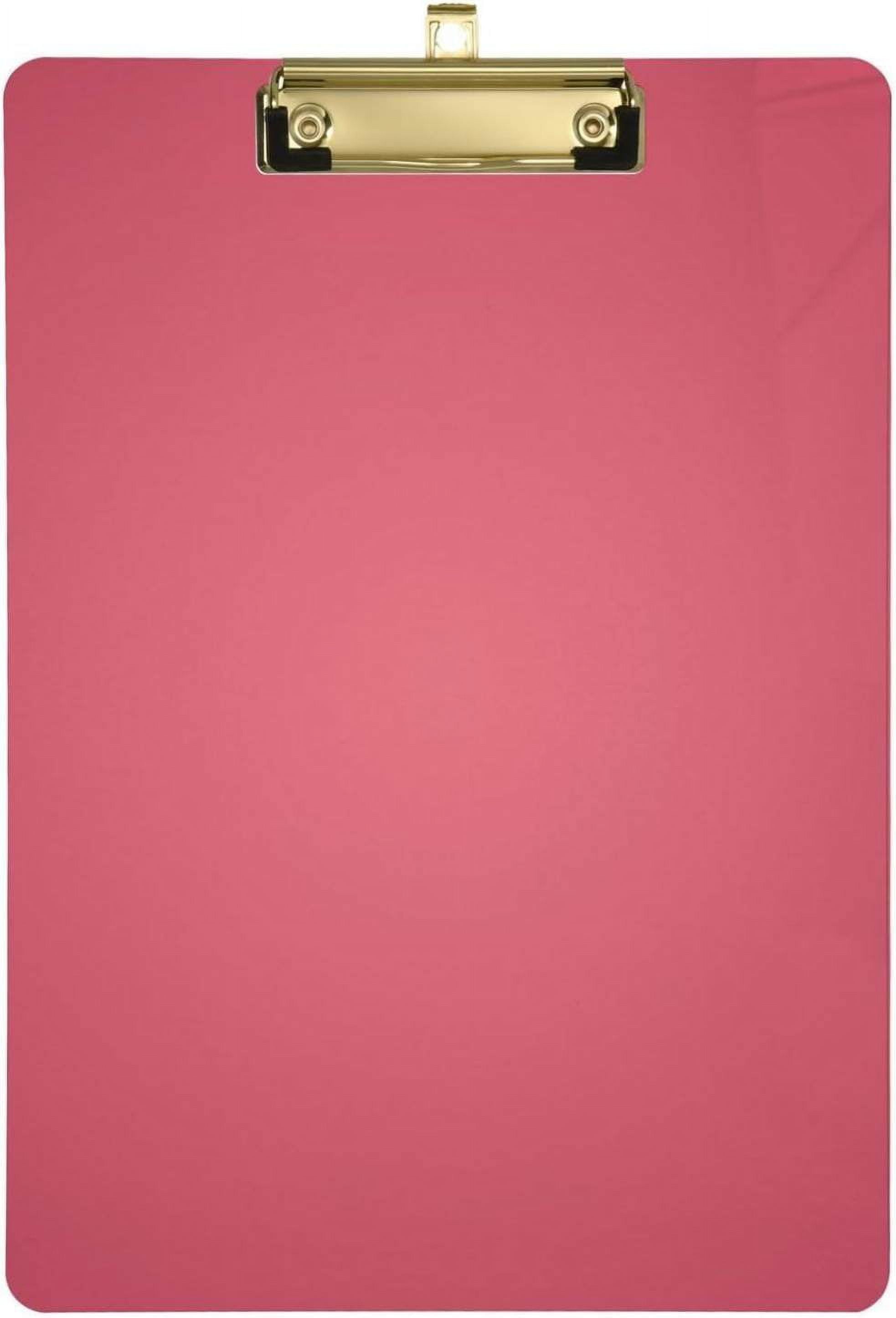 Coolnut Pink Solid Color Clipboard, Acrylic Standard A4 Letter Size ...