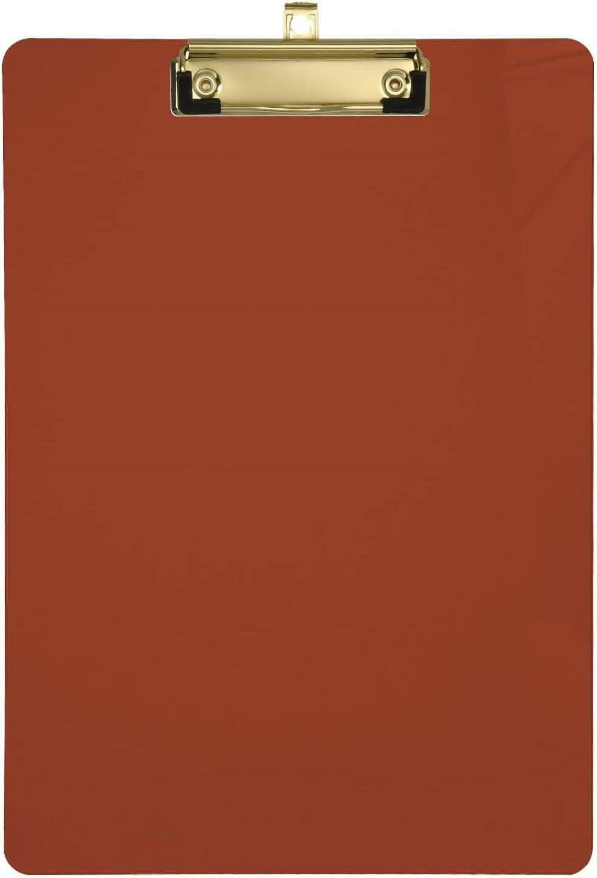 Coolnut Plain Clear Rust Solid Color Clipboard, Acrylic Standard A4 ...