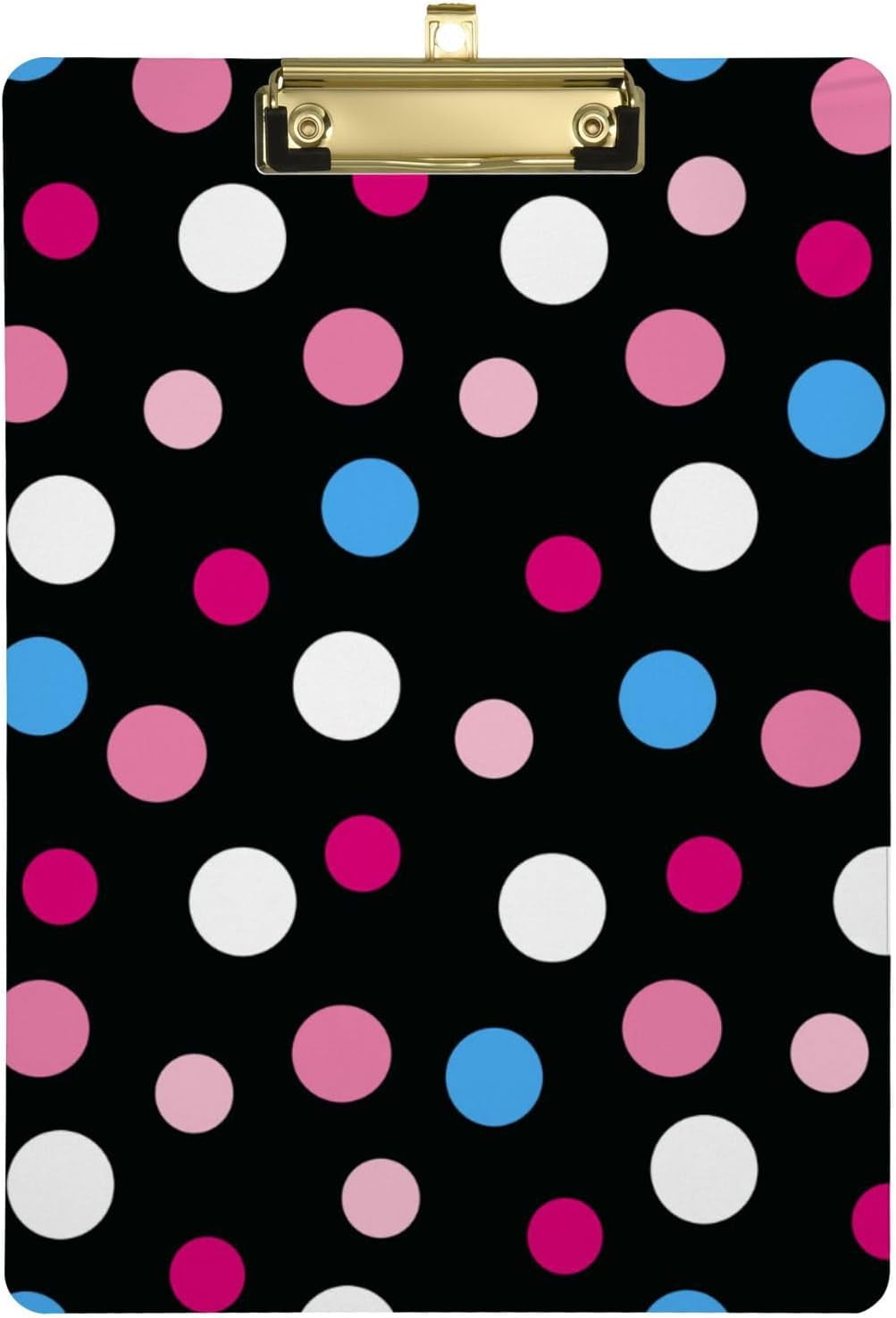 Coolnut Polka Dots Clipboard, Acrylic Standard A4 Letter Size Clip ...