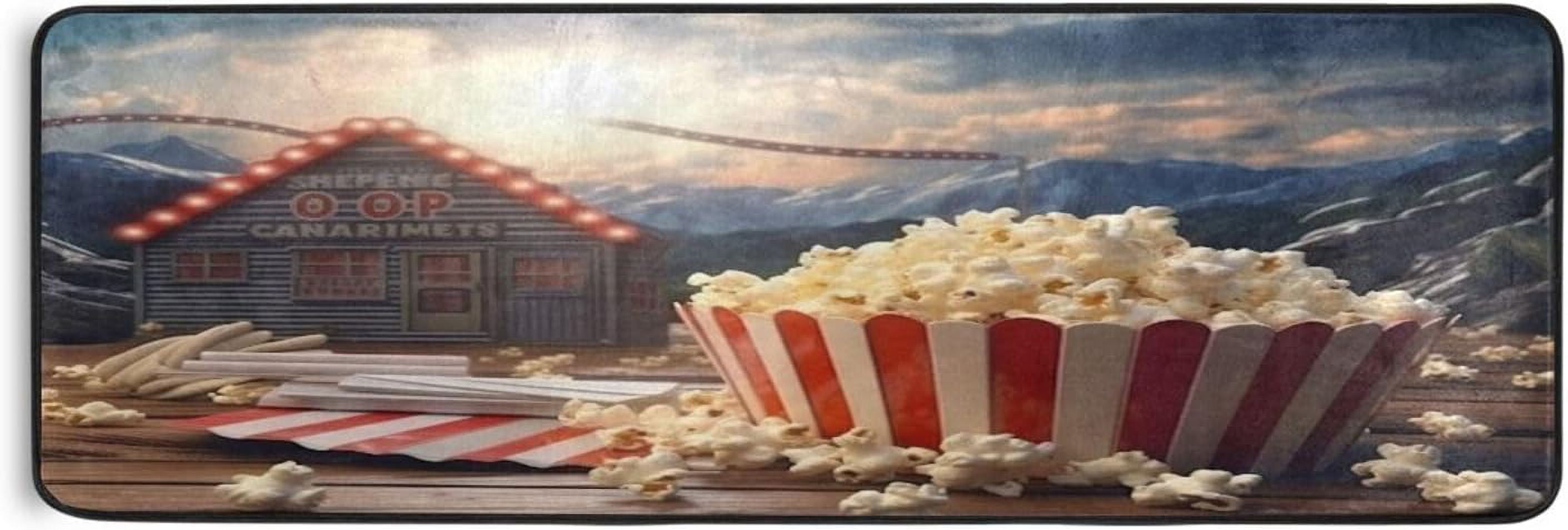 Coolnut Popcorn Clapboard Area Rug - 2' x 6' Washable Runner Rugs with ...