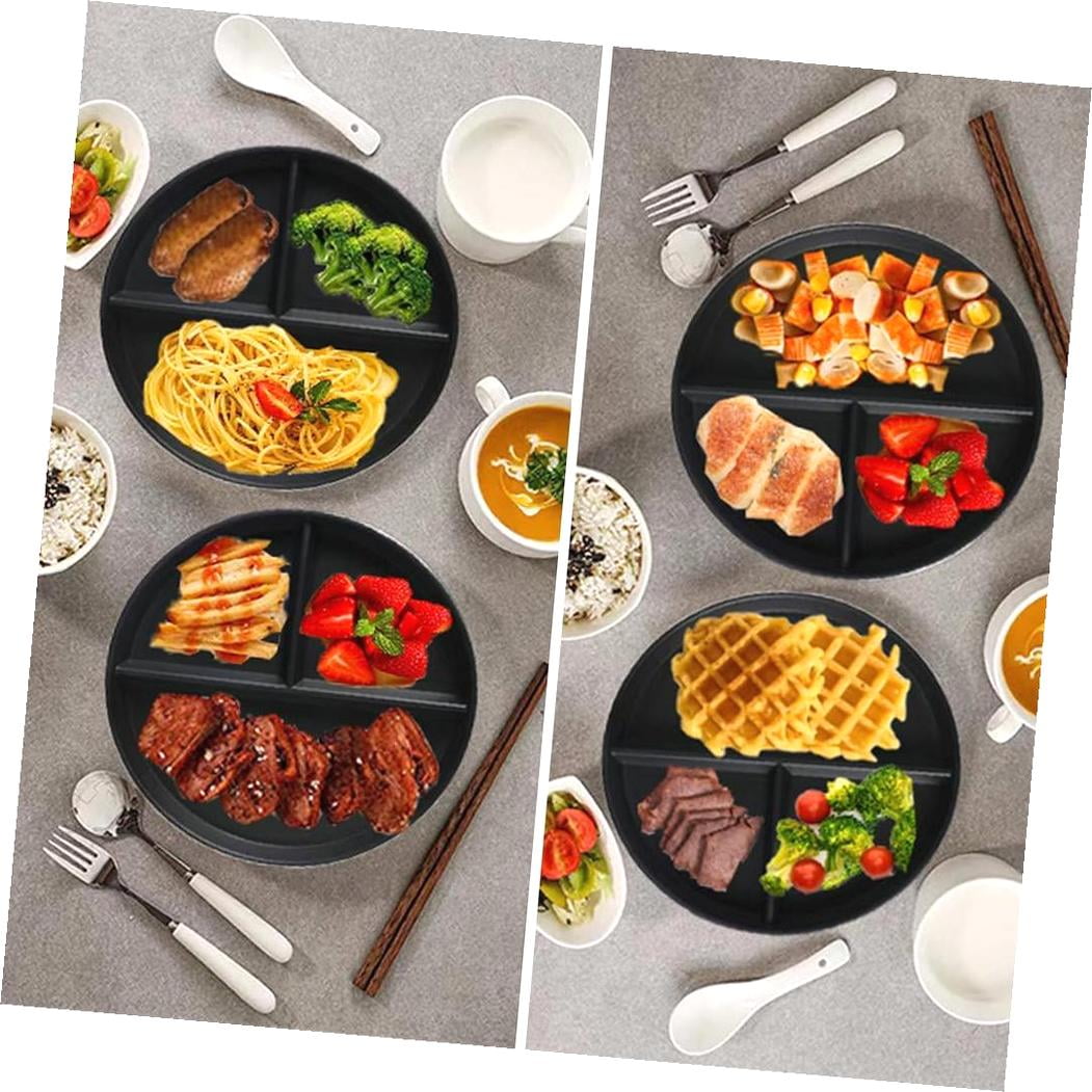 Coolnut Portion Control Plate for Balanced Meals (5 Pack), 9 ...