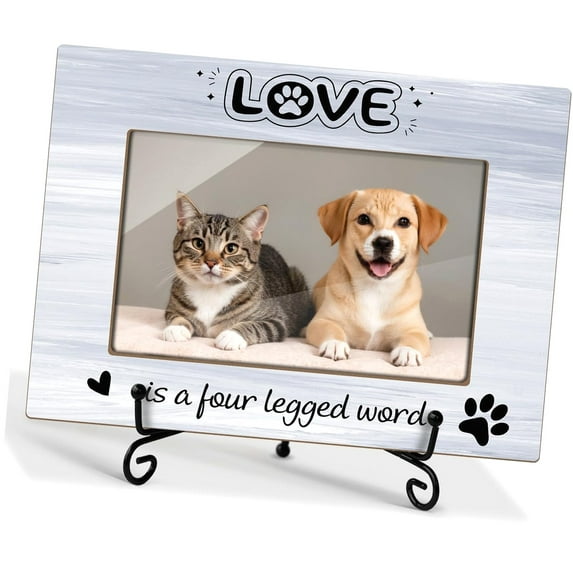 Coolnut Print Memorial Frame - , 4x6 Picture Insert - 'Four Legged Word ...