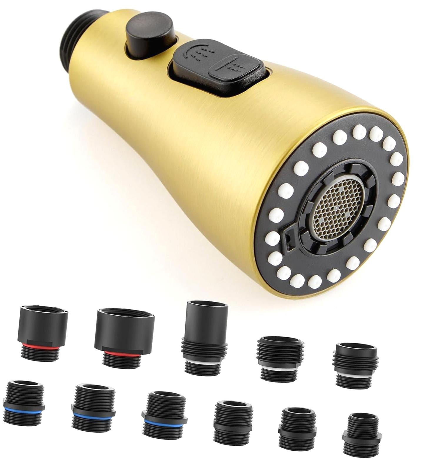 Coolnut Pull Down Kitchen Sprayer Replacement Component, 3 Function ...