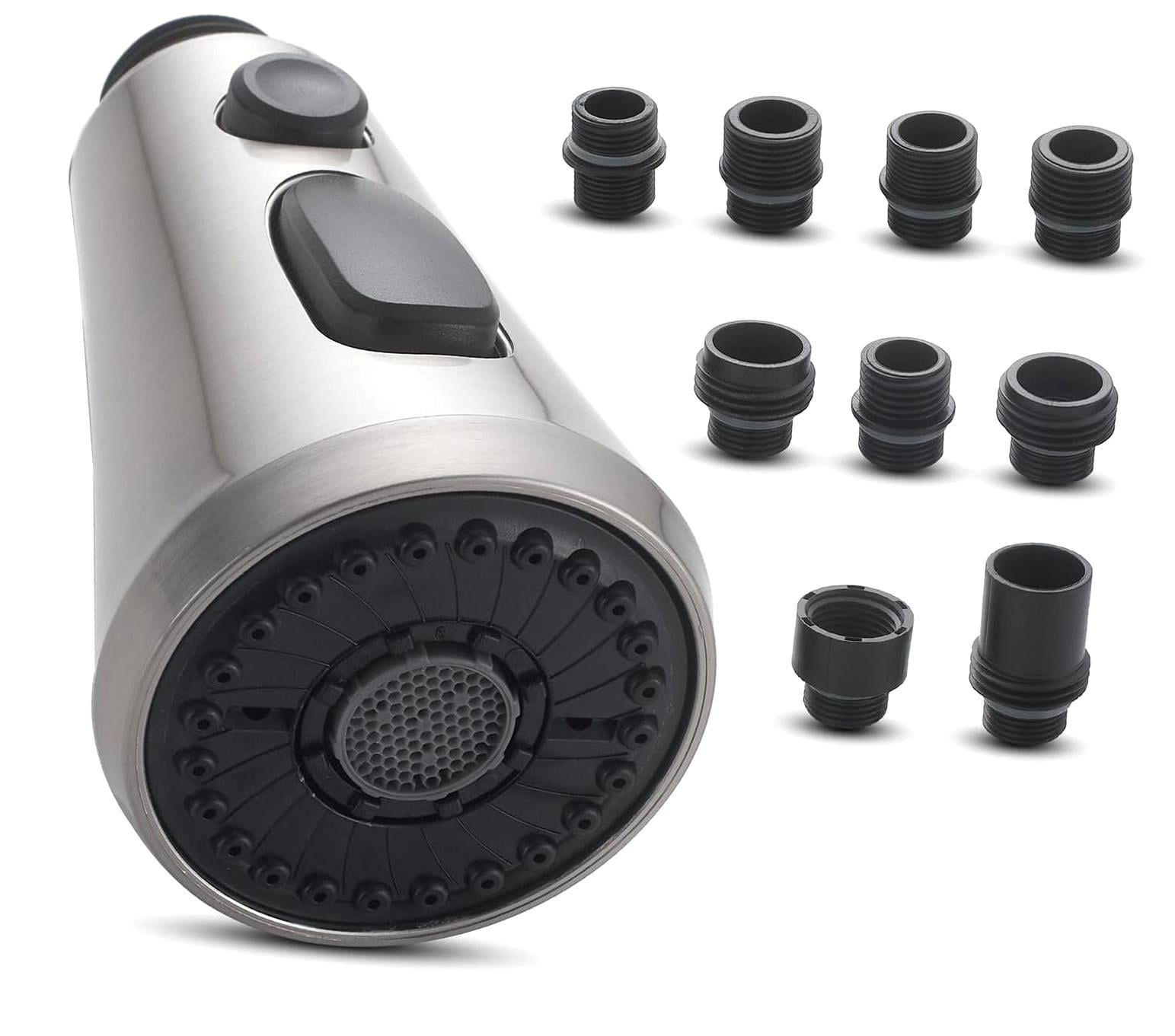 Coolnut Pull Down Kitchen Sprayer Replacement, Sink Nozzle with 9 ...