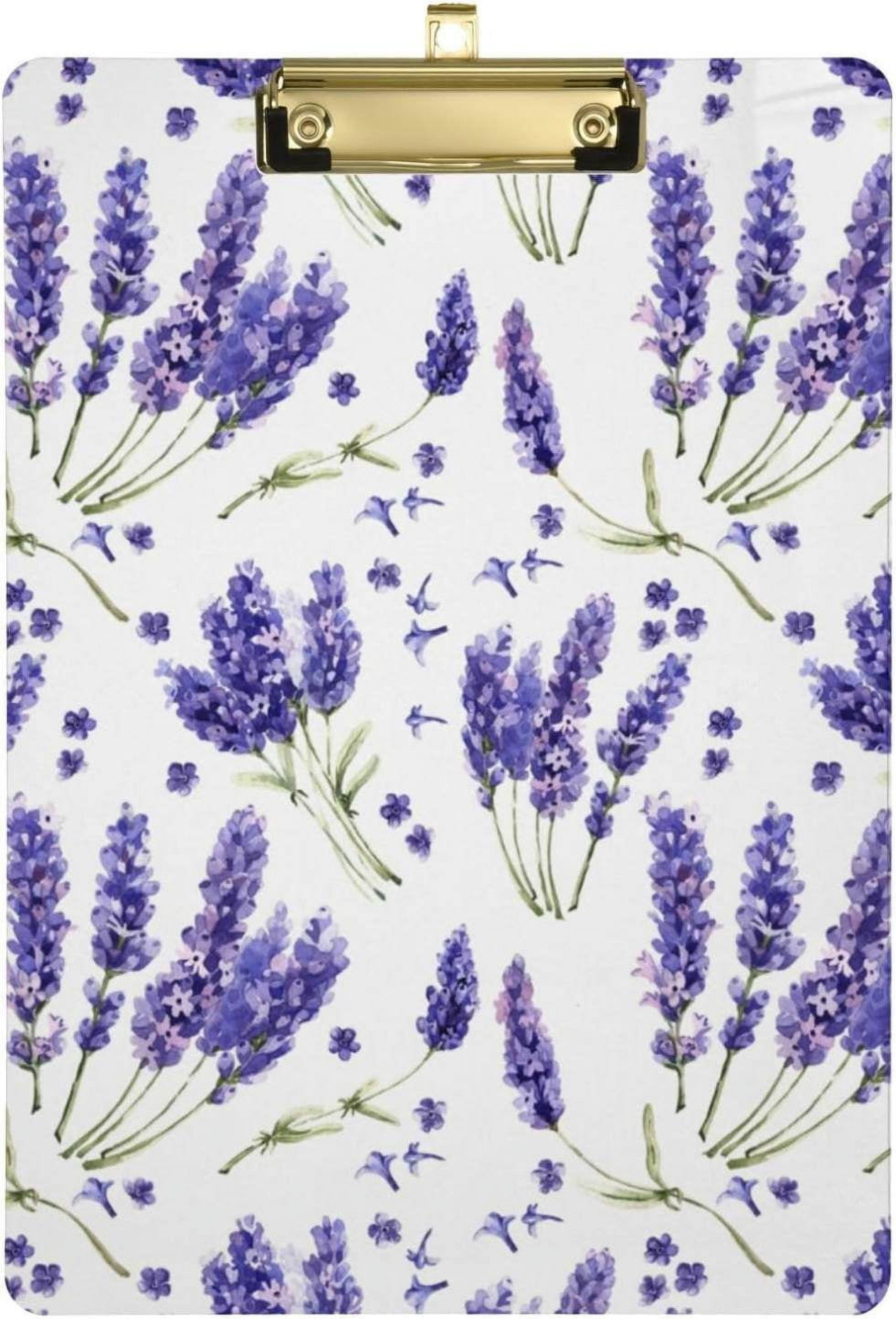Coolnut Purple Lavender Clipboard, Acrylic Standard A4 Letter Size Clip ...