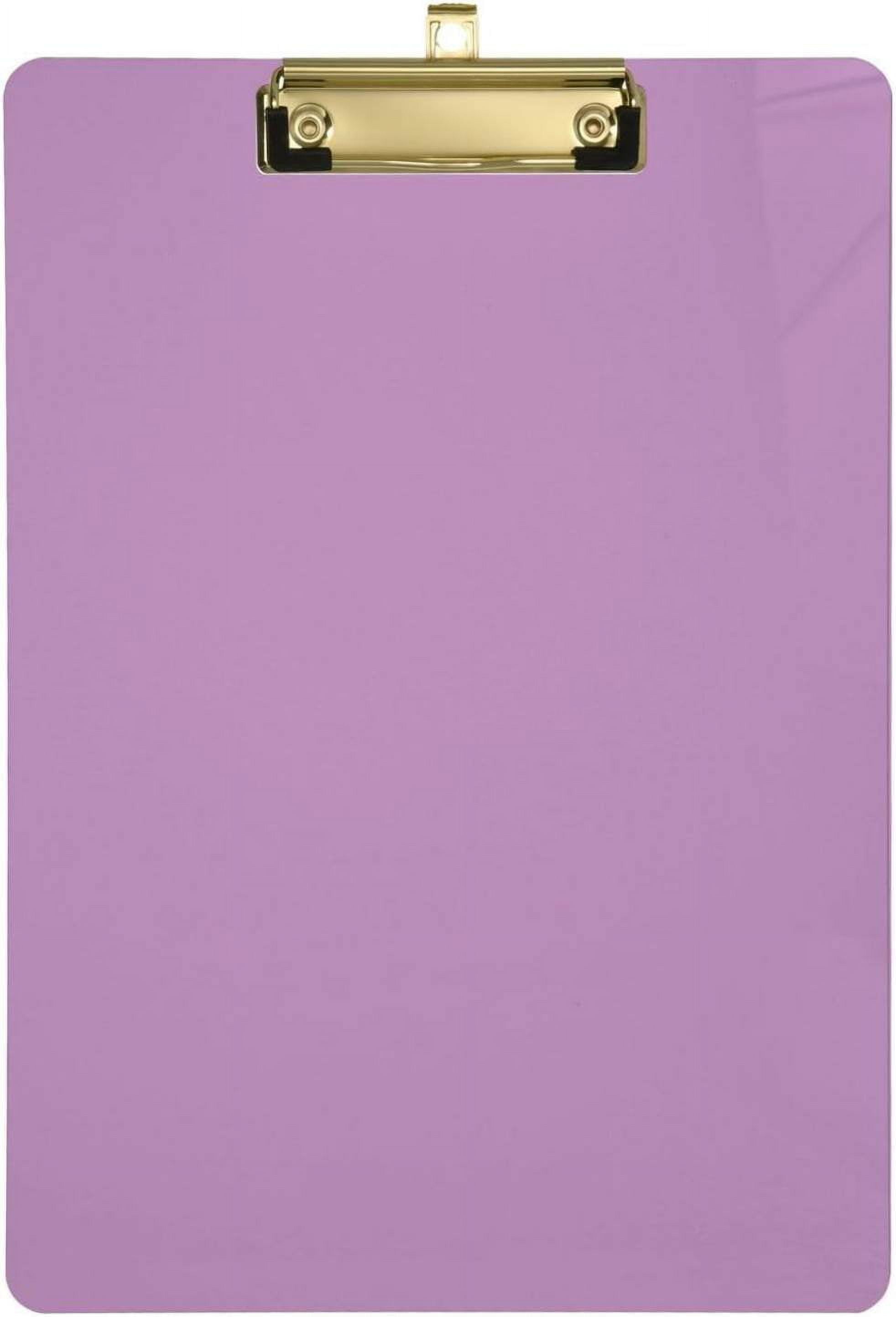 Coolnut Purple Solid Color Clipboard, Acrylic Standard A4 Letter Size ...