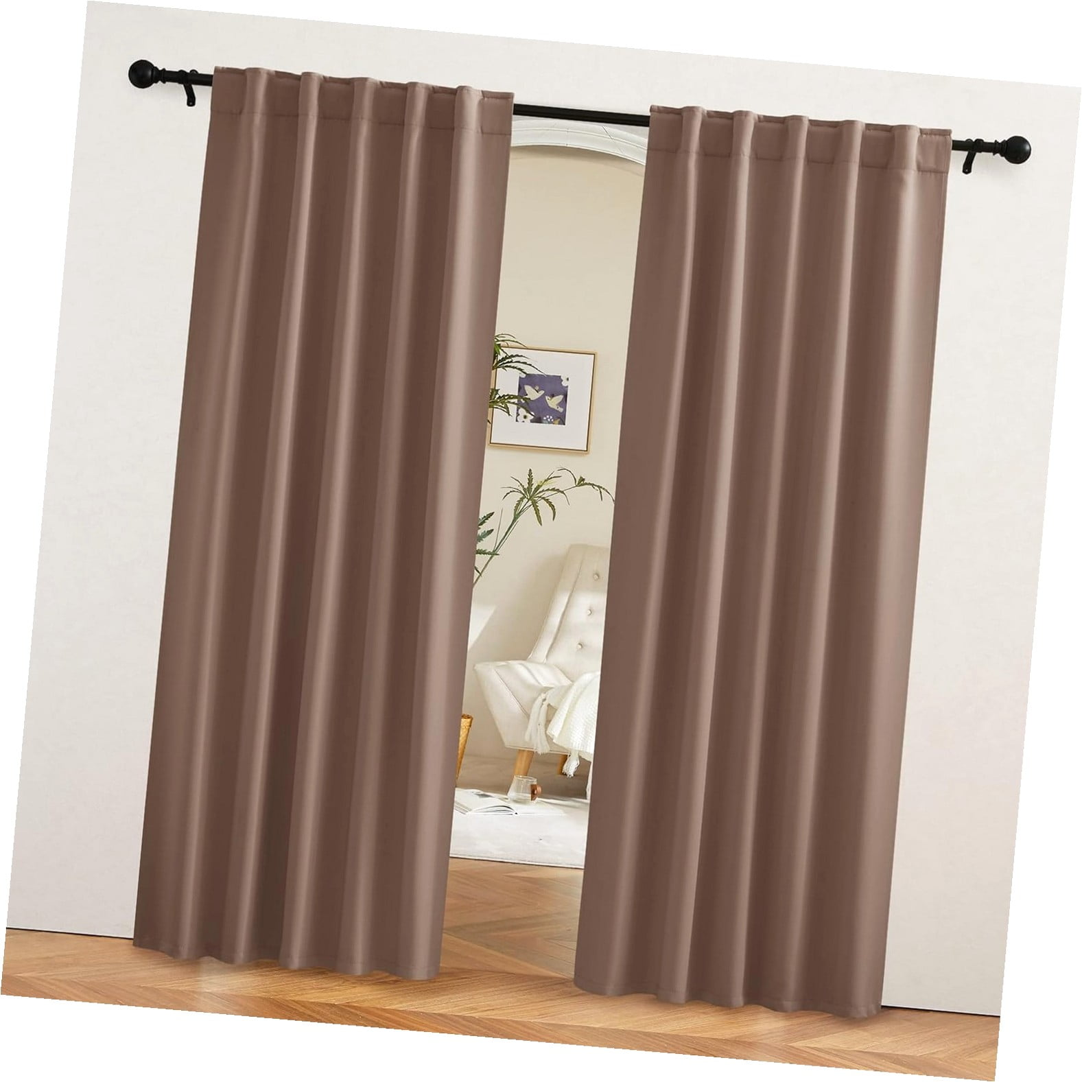 Coolnut RYB Curtains 80 inches Long Thermal Insulating Large Window ...