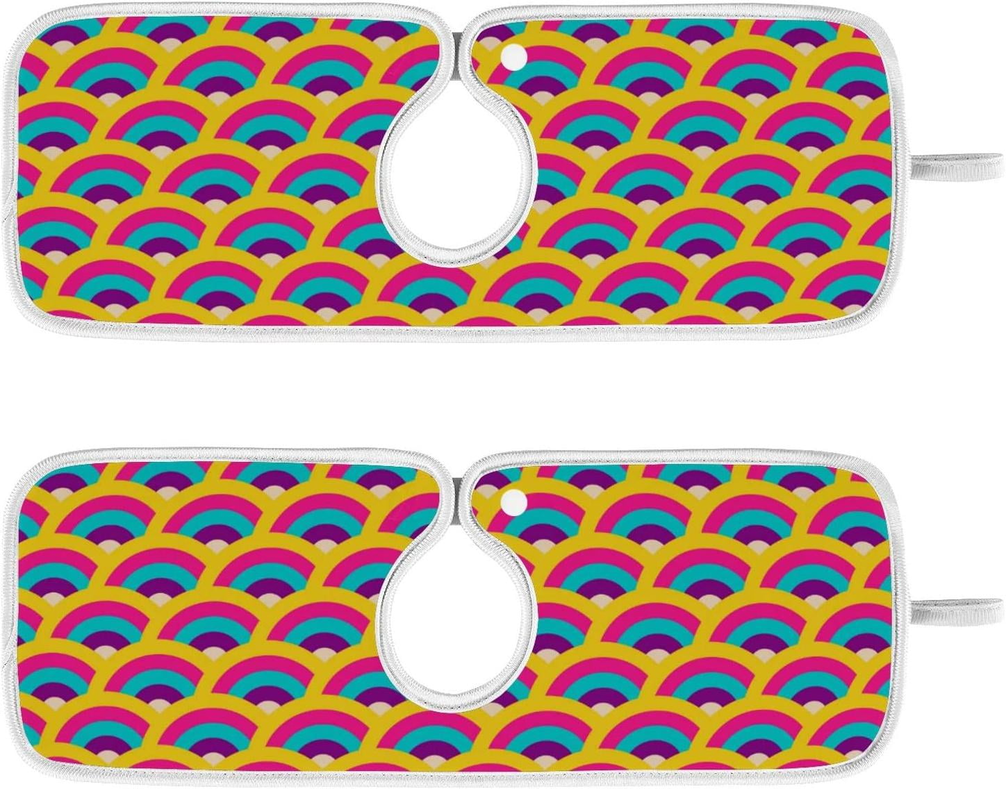 Coolnut Rainbow Scales Summer Sink Splash Guard for Faucet 2 Packs ...