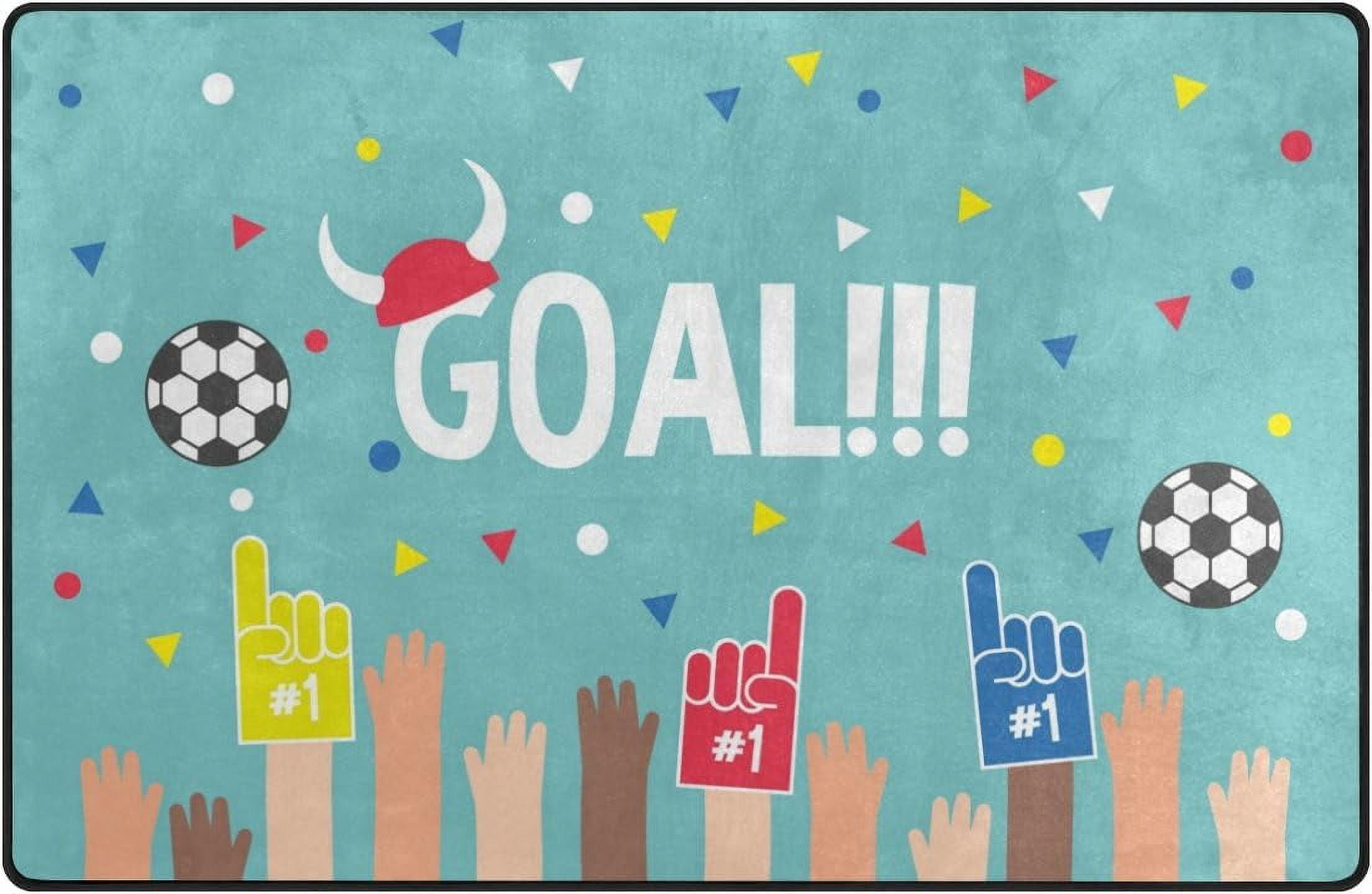 Coolnut Raised Hands Foam Fingers Area Rug Pad - 31 x 20 inch - 100% ...