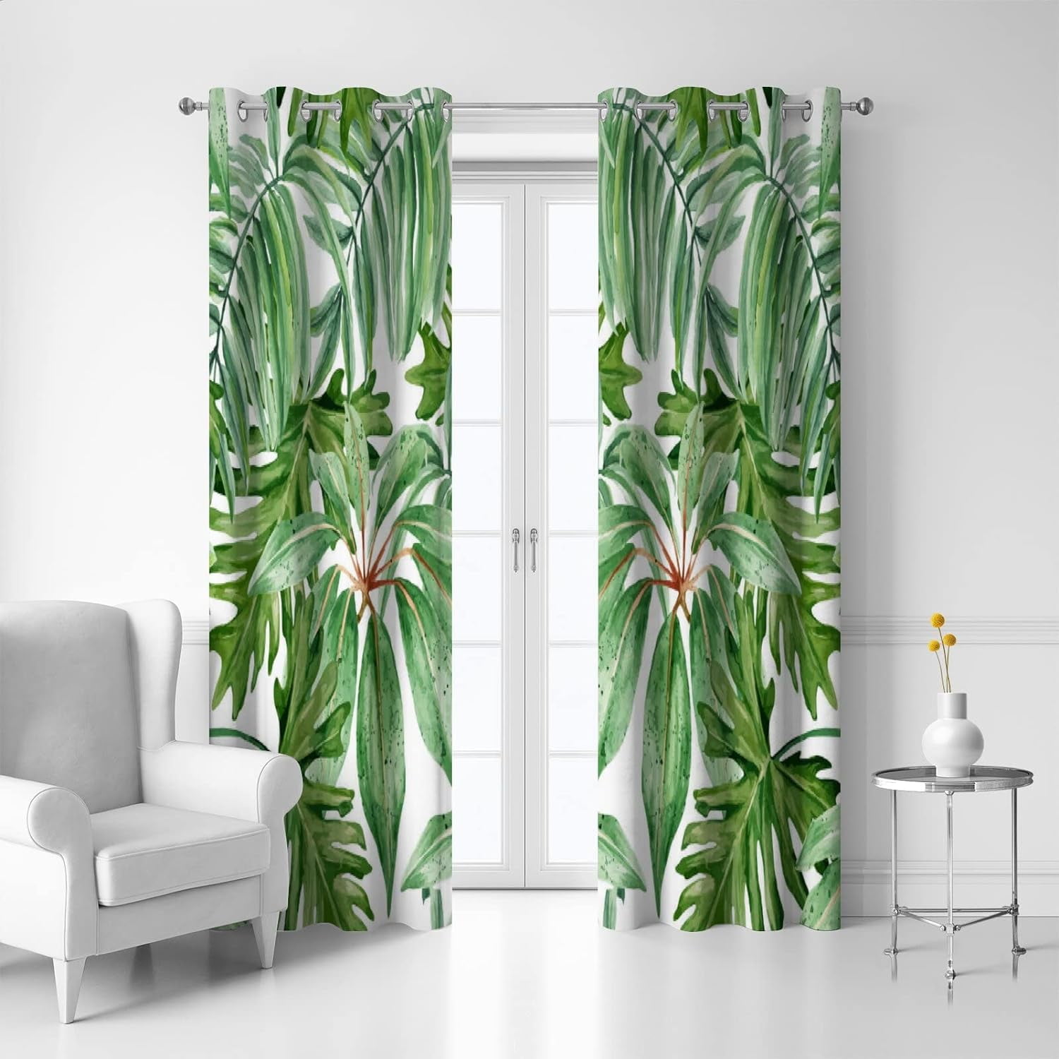 Coolnut Room Darkening Window Curtains Panels Drapes Summer Tropical ...