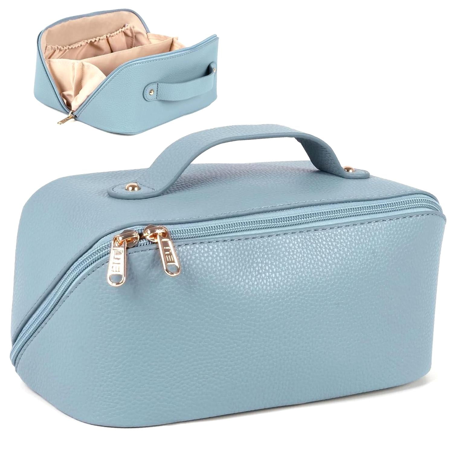 Coolnut Roomy Travel Organizer with Handle, Multi-Section Zippered ...