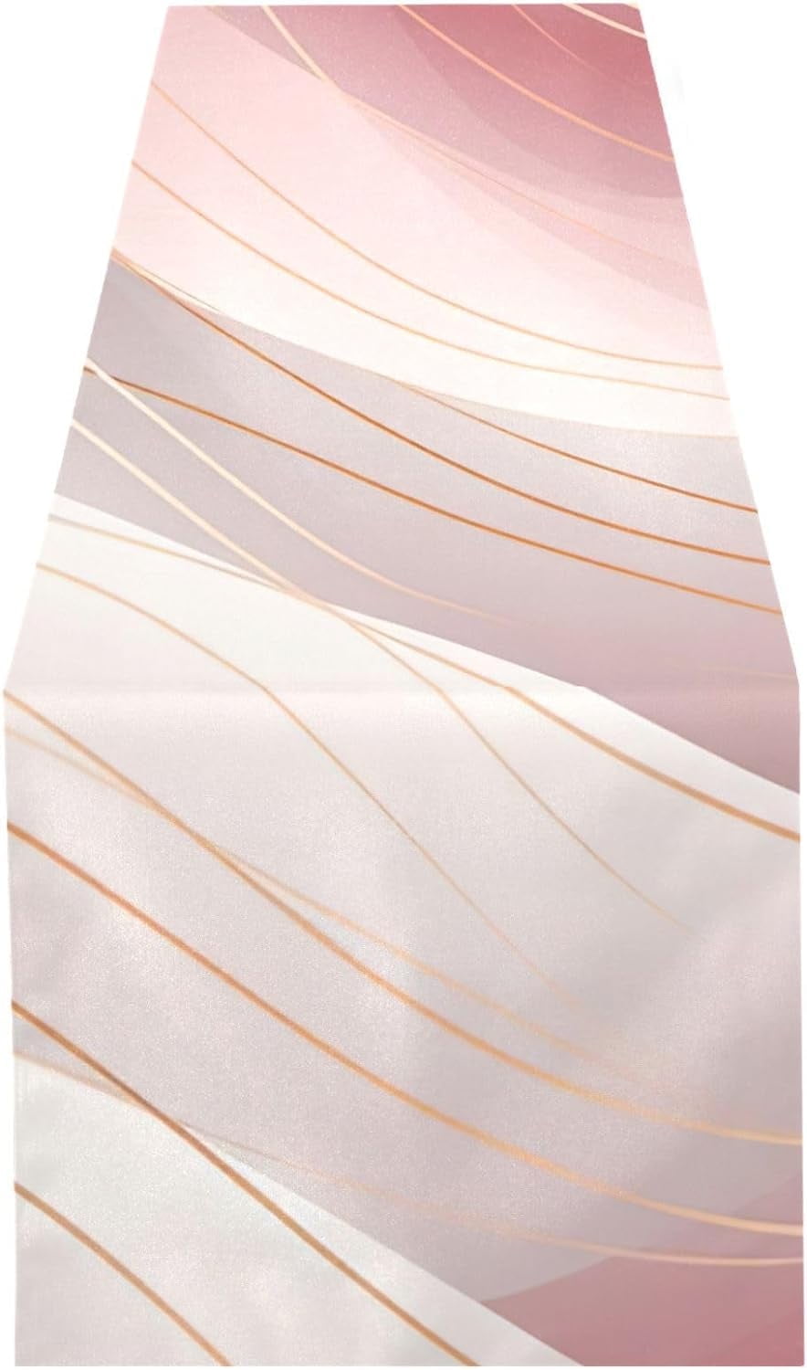 Coolnut Rose Gold Texture Table Runner 14x108in,Coffee Table Runners ...