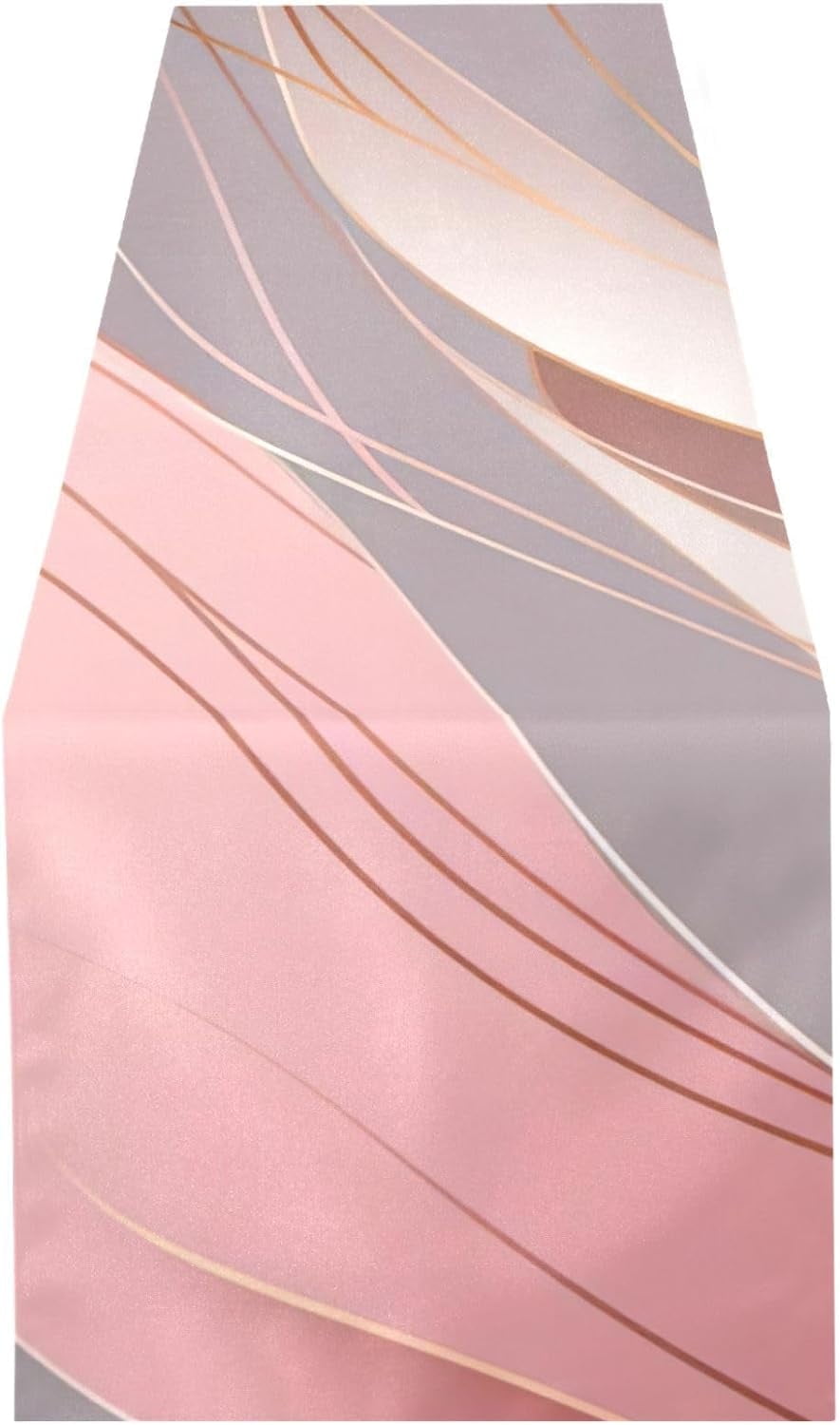 Coolnut Rose Gold Texture Table Runner 18x72in,Coffee Table Runners ...