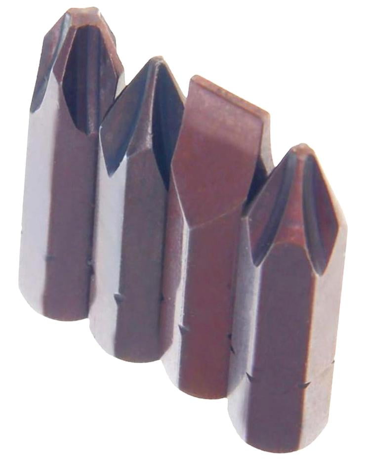 Coolnut Screwdriver Bits, 4 Piece Set /Slotted Screw Driver Bit ...