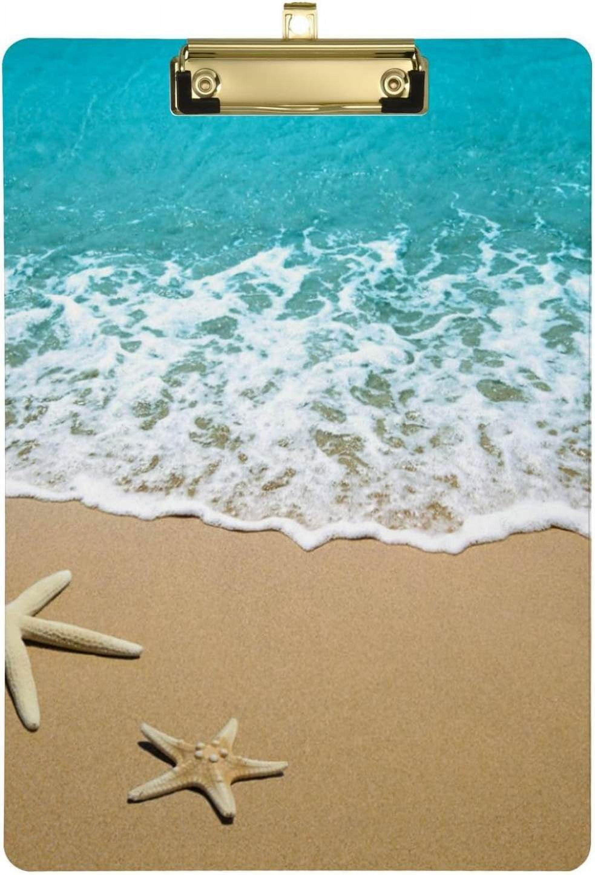 Coolnut Sea Beach Starfish Clipboard, Acrylic Standard A4 Letter Size ...