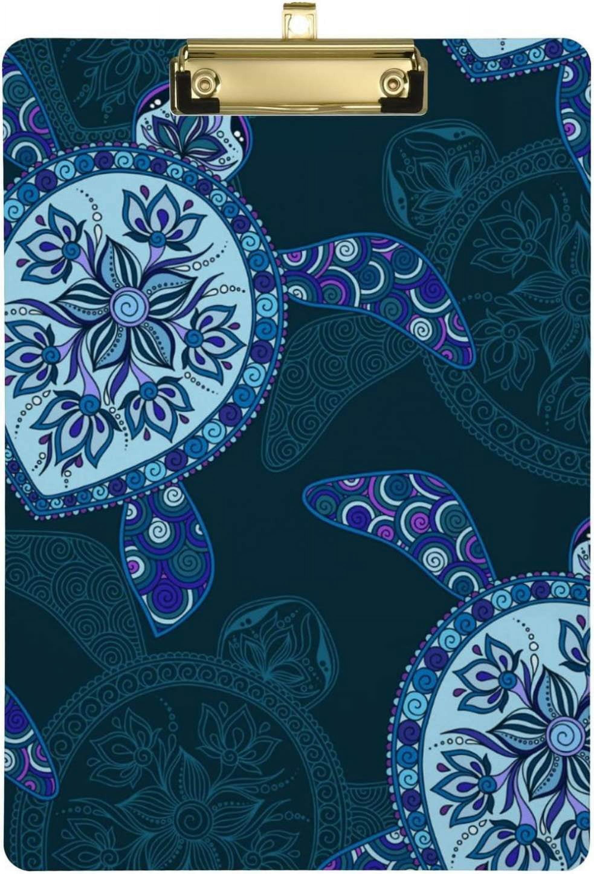 Coolnut Sea Turtle Clipboard, Acrylic Standard A4 Letter Size Clip ...