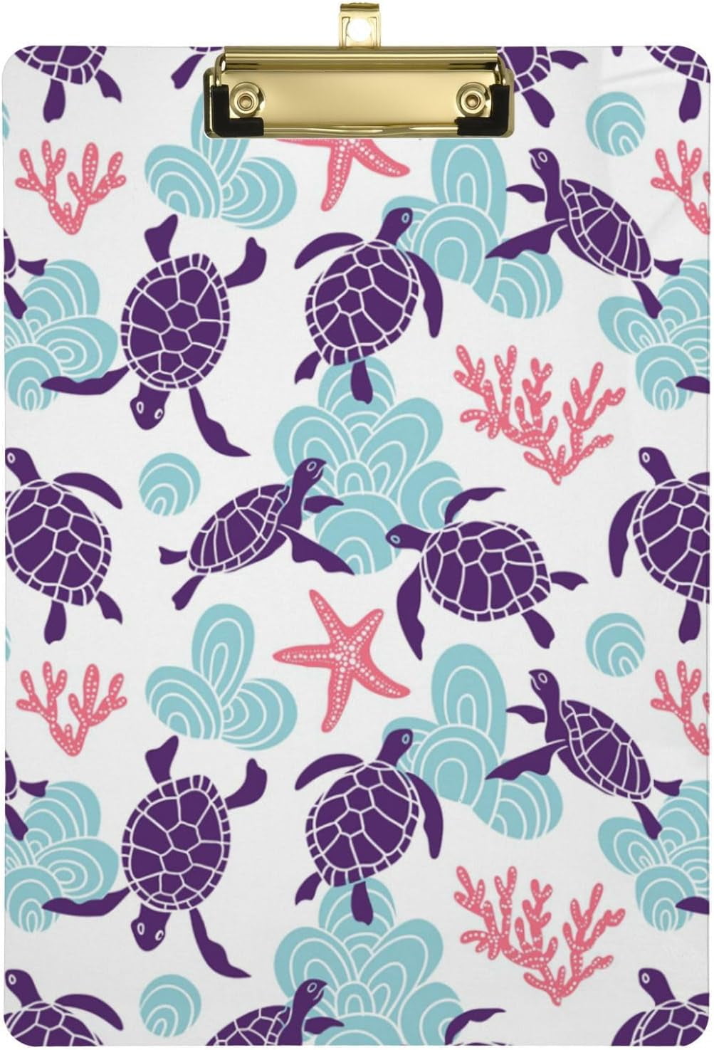 Coolnut Sea Turtle Clipboard, Acrylic Standard A4 Letter Size Clip ...