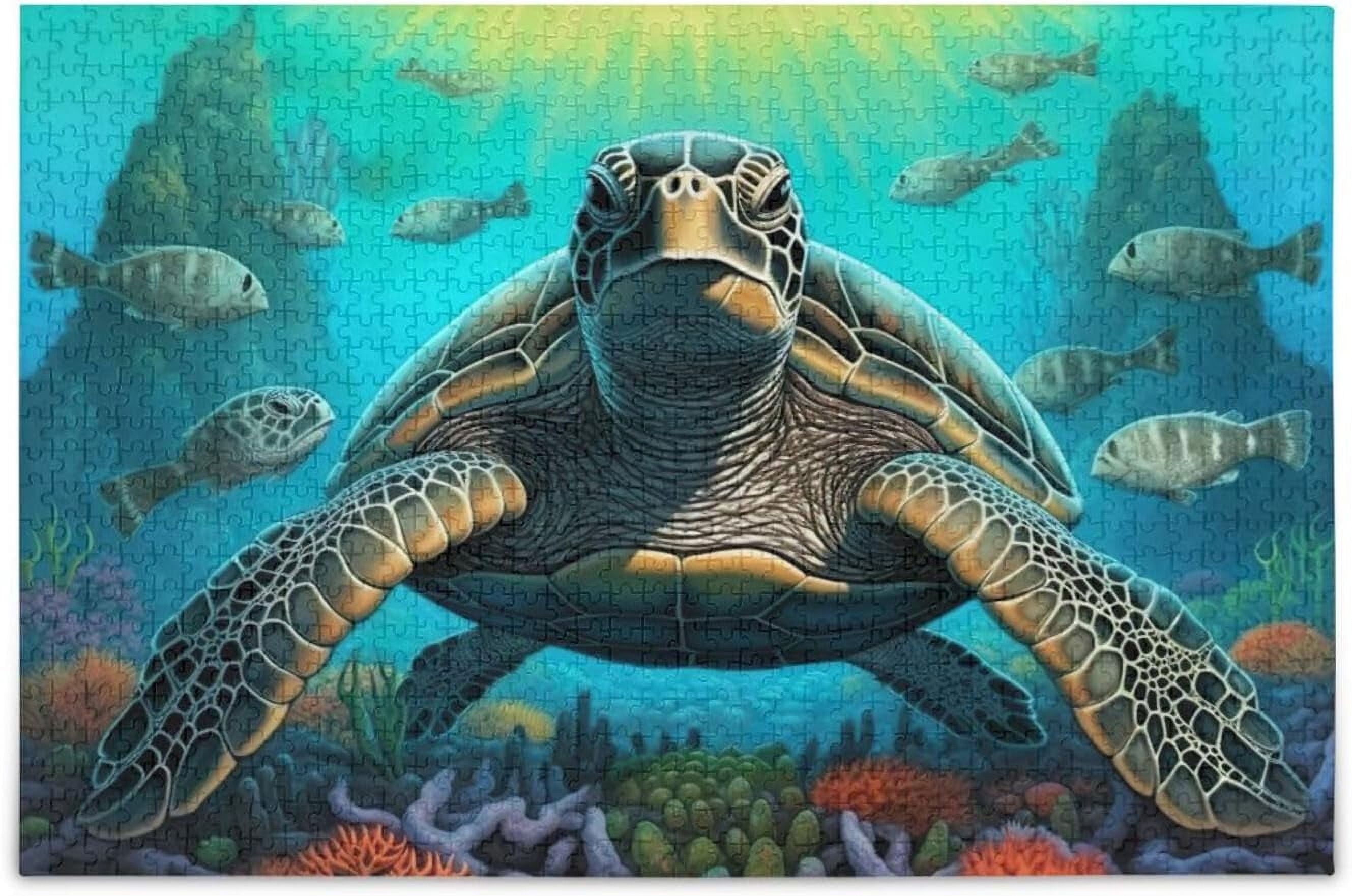 Coolnut Sea Turtle Jigsaw Puzzles for Adults 500 Piece, Puzzles for ...