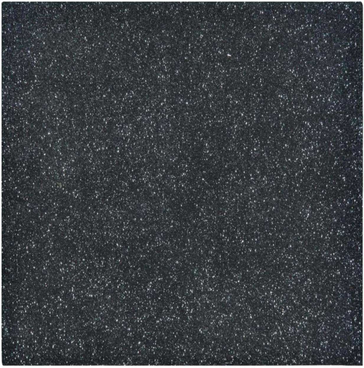 Coolnut Set of 4 Black Glitter Texture Satin Napkin Square 20 Inches ...