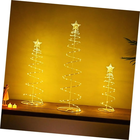 Spiral Rope Light Tree