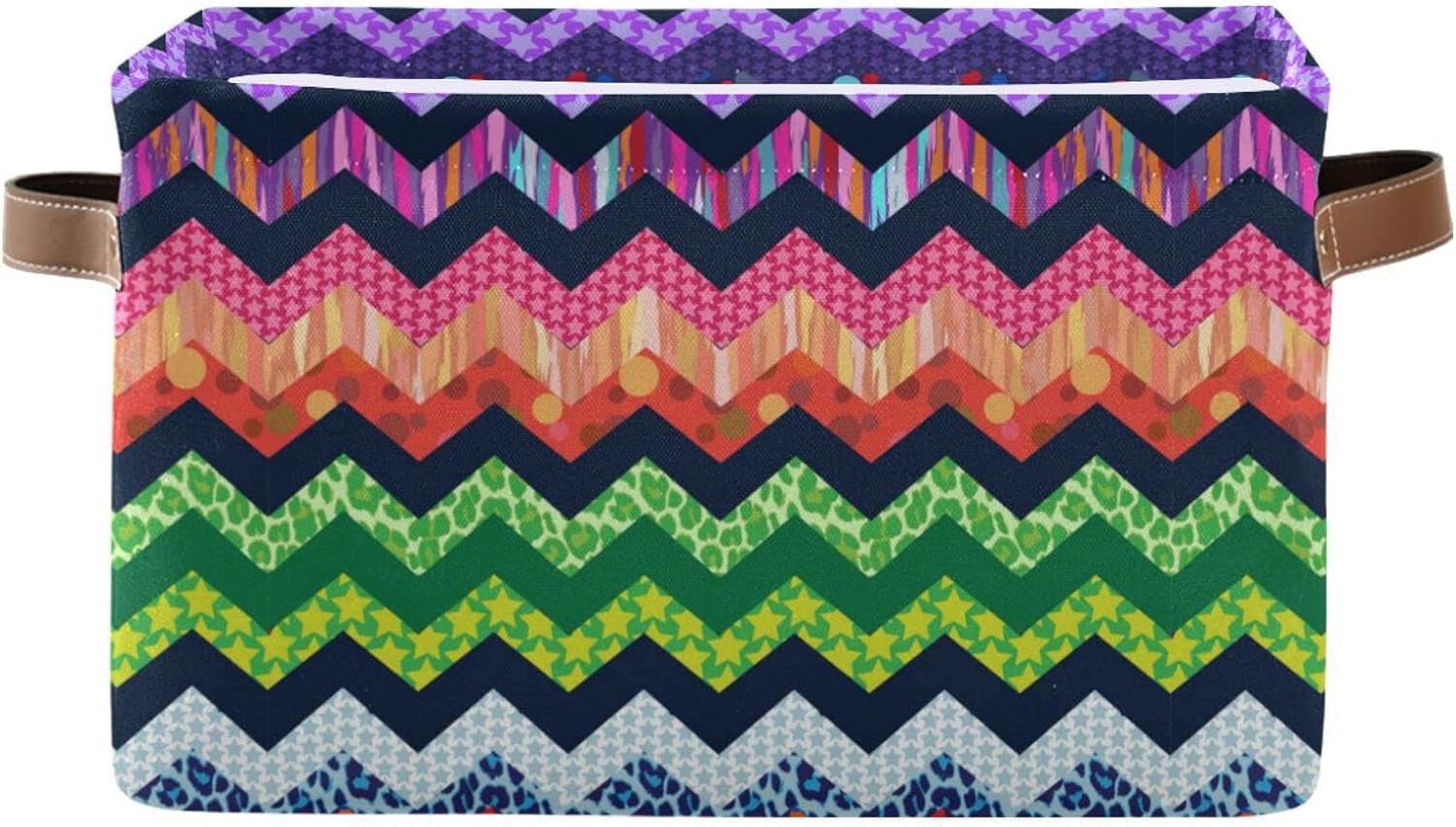 Coolnut Sexy Leopard Print Storage Baskets Rectangle Foldable Canvas ...