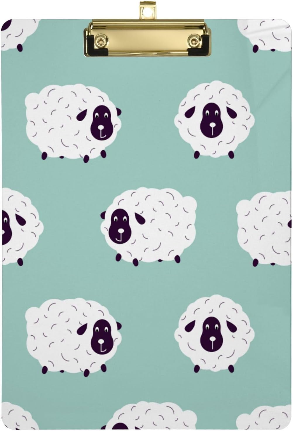 Coolnut Sheep Clipboard, Acrylic Standard A4 Letter Size Clip Board ...