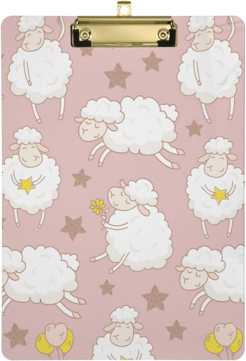 Coolnut Sheep Clipboard, Acrylic Standard A4 Letter Size Clip Board ...