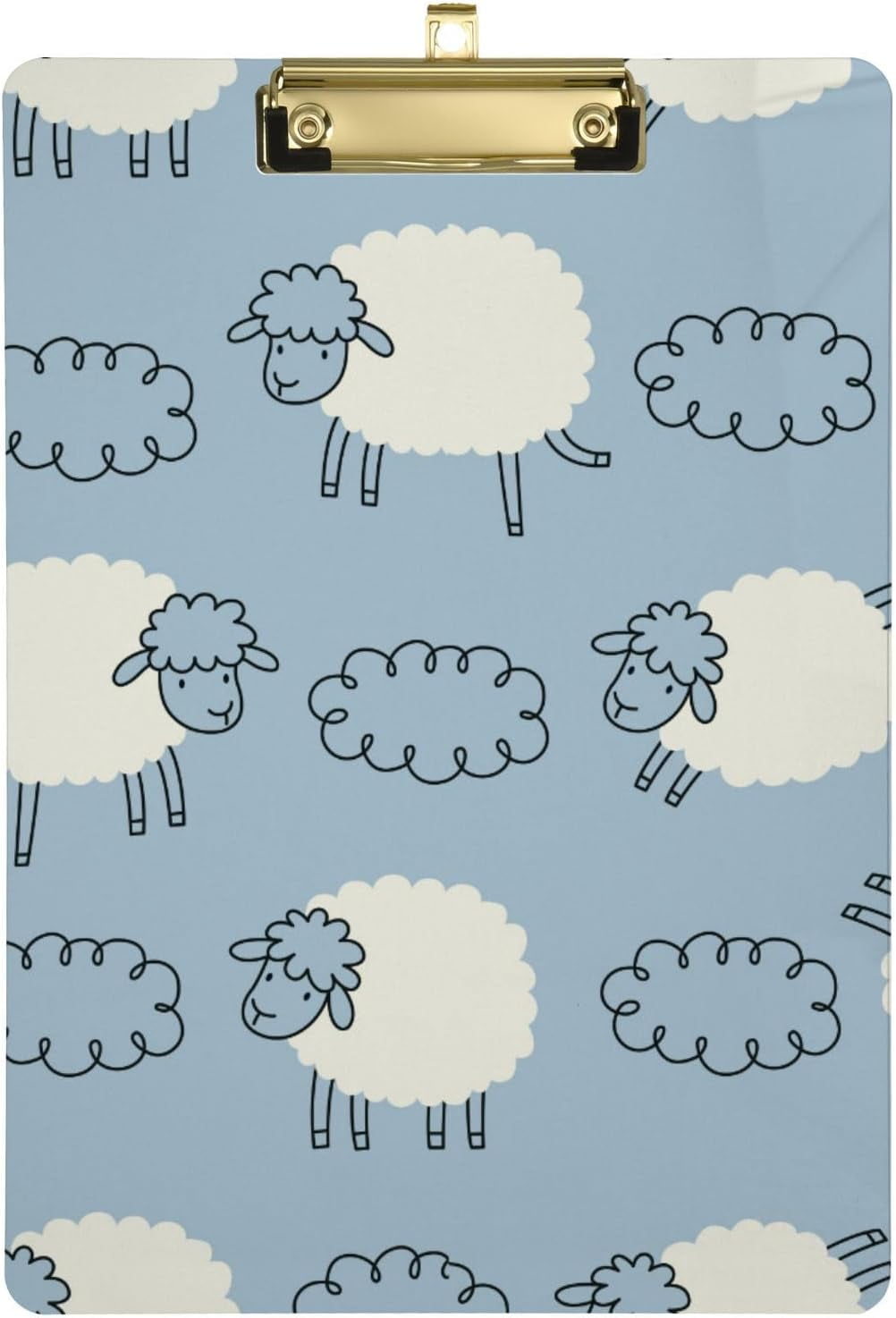 Coolnut Sheep Clipboard, Acrylic Standard A4 Letter Size Clip Board ...