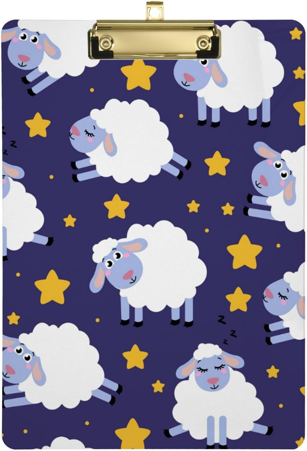 Coolnut Sheep Clipboard, Acrylic Standard A4 Letter Size Clip Board ...