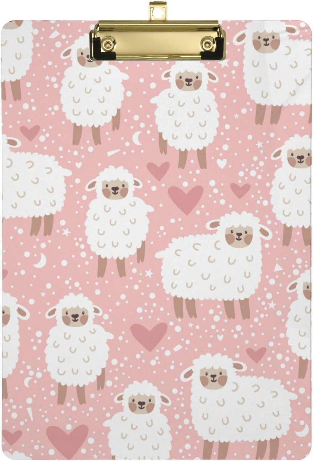 Coolnut Sheep Clipboard, Acrylic Standard A4 Letter Size Clip Board ...