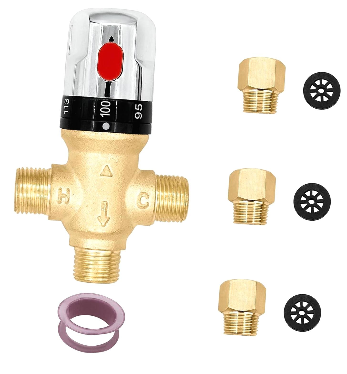 Coolnut Sink Temperature Control Valve, Hot & Cold Water Mixing ...