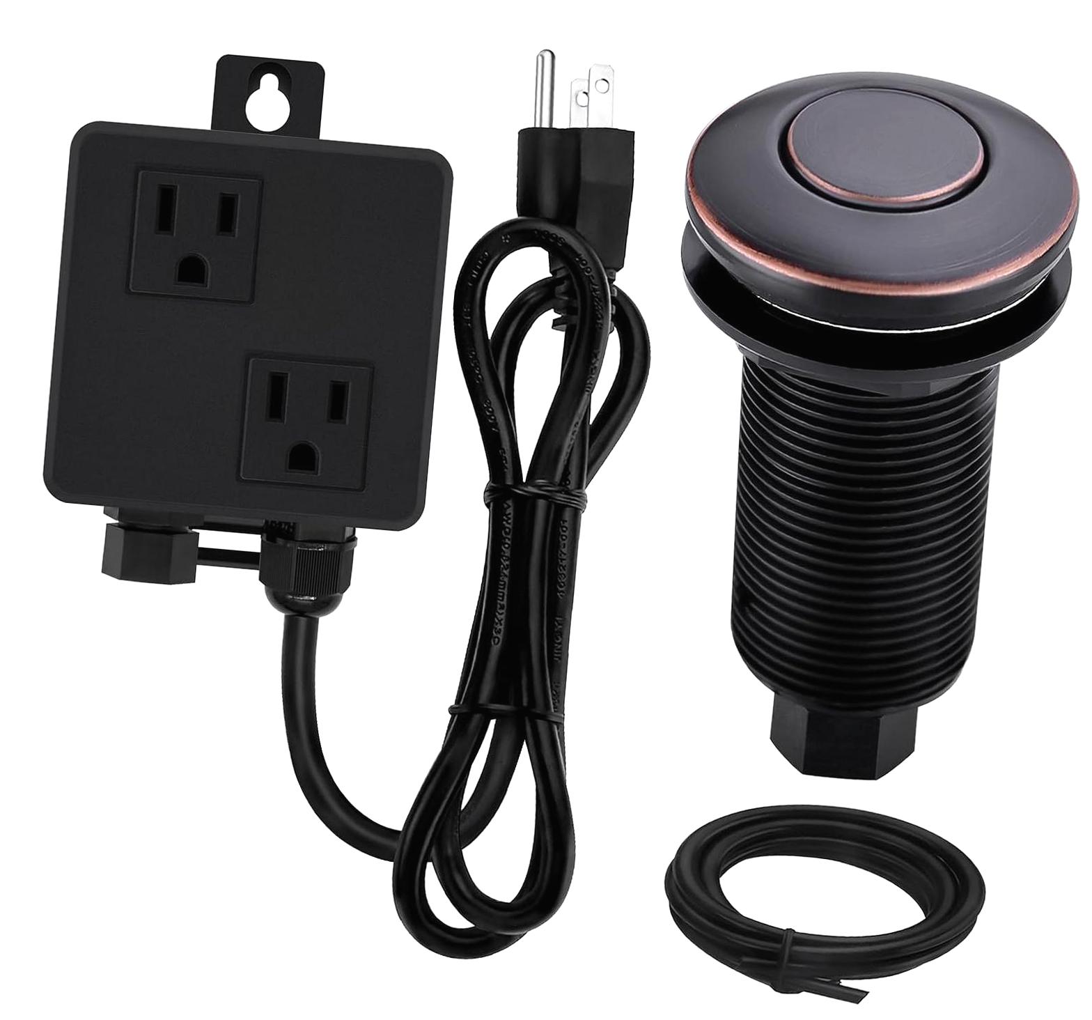 Coolnut Sink Top Garbage Disposal Air Switch Kit with Extended Button ...