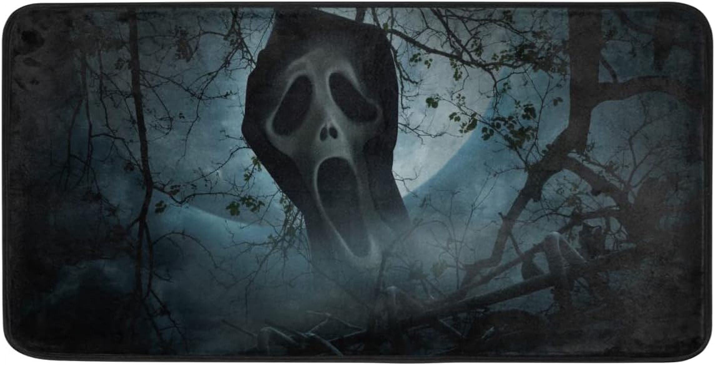 Coolnut Skull Kitchen Rug, Anti Fatigue Kitchen Floor Mat, Non Slip ...