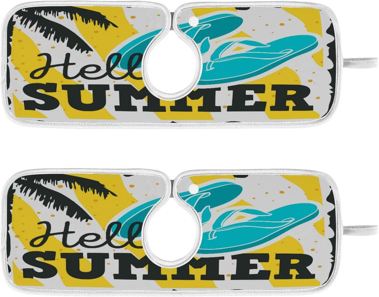 Coolnut Slippers Beach Sink Splash Guard for Faucet 2 Packs Faucet ...
