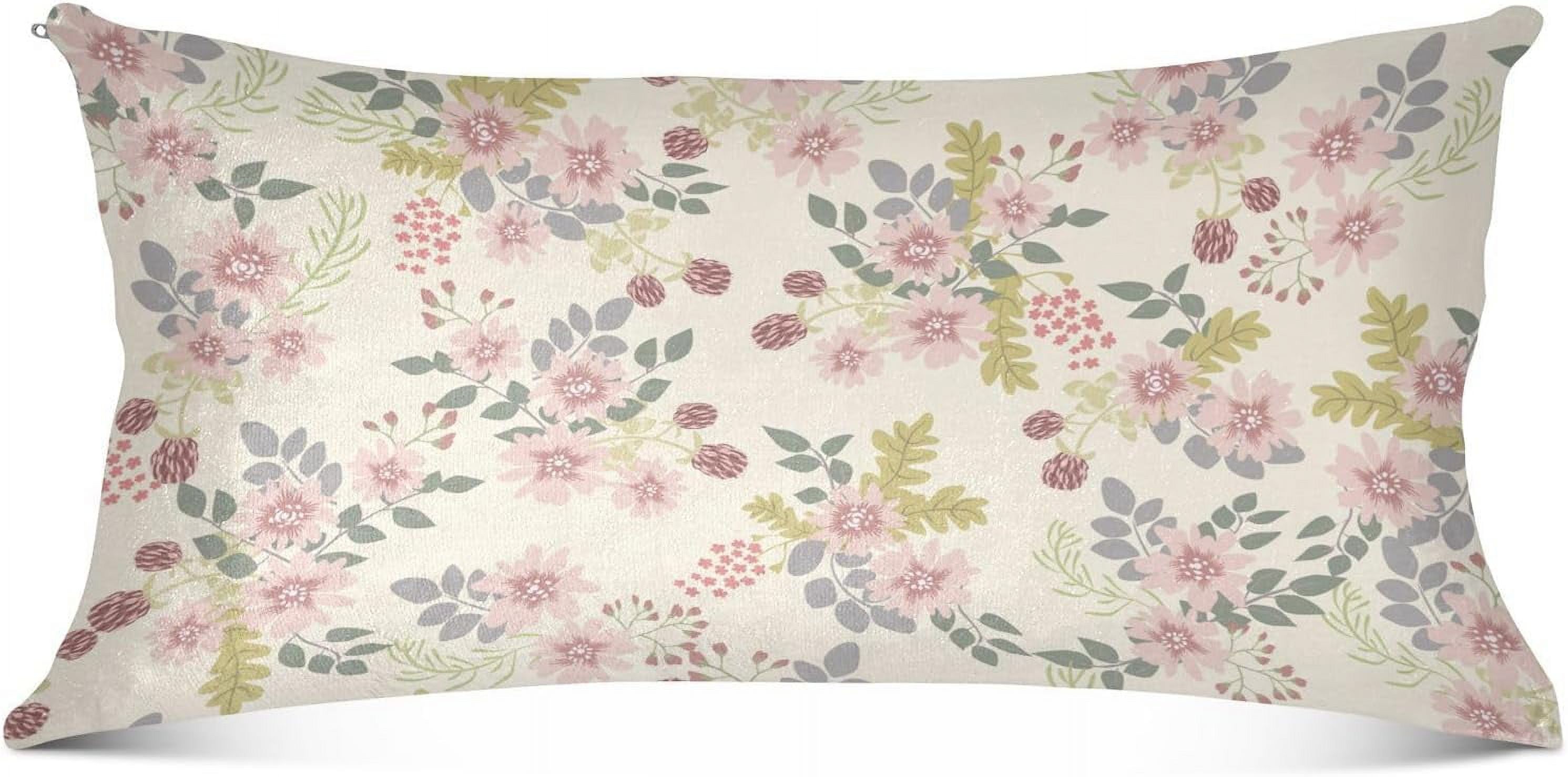 Coolnut Small Wild Flowers Pillowcase, Super Soft Pillow Shams Covers ...