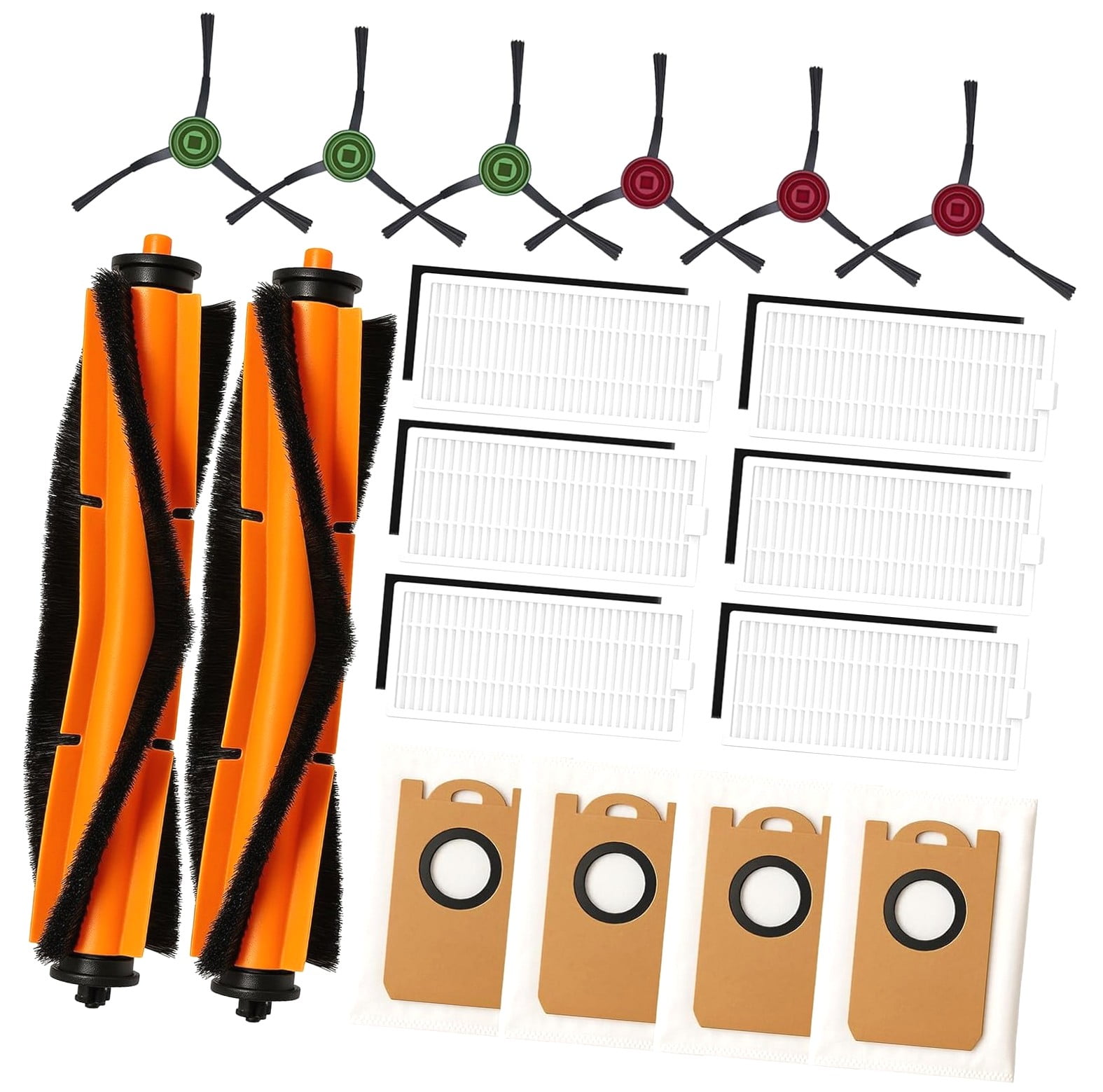 Coolnut SmartClean V4 7997 for Ionvac SmartClean V4 Self Emptying Robot Vacuum Kit, 2 Main ...