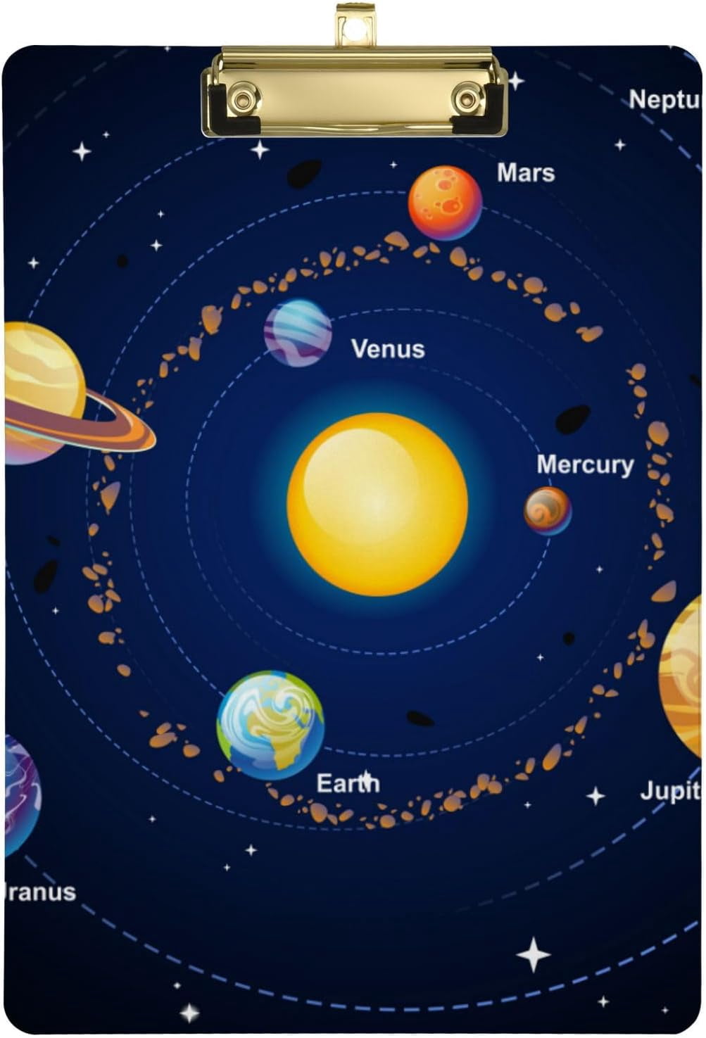 Coolnut Solar System Clipboard, Acrylic Standard A4 Letter Size Clip ...