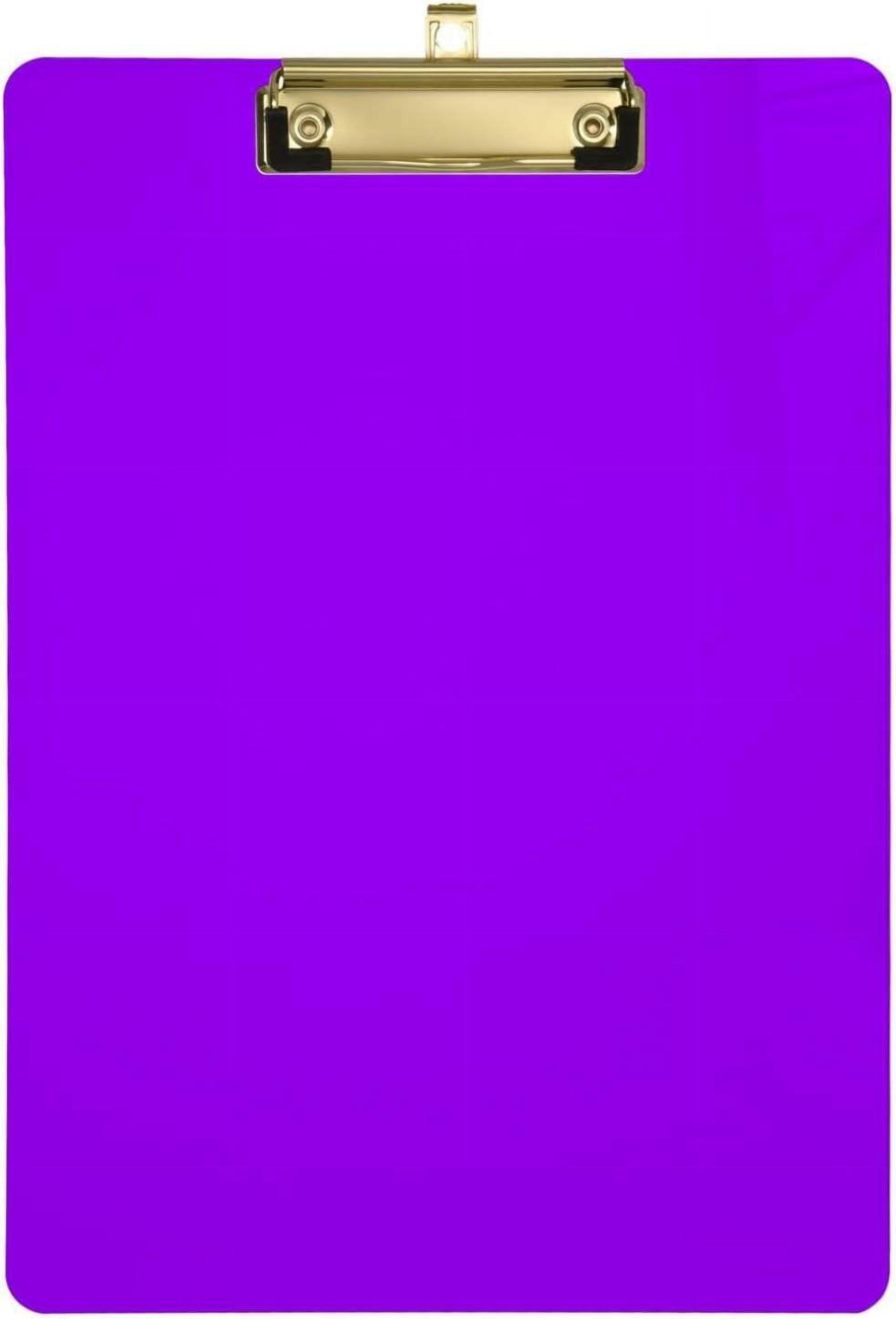 Coolnut Solid Color Clipboard, Acrylic Standard A4 Letter Size Clip ...